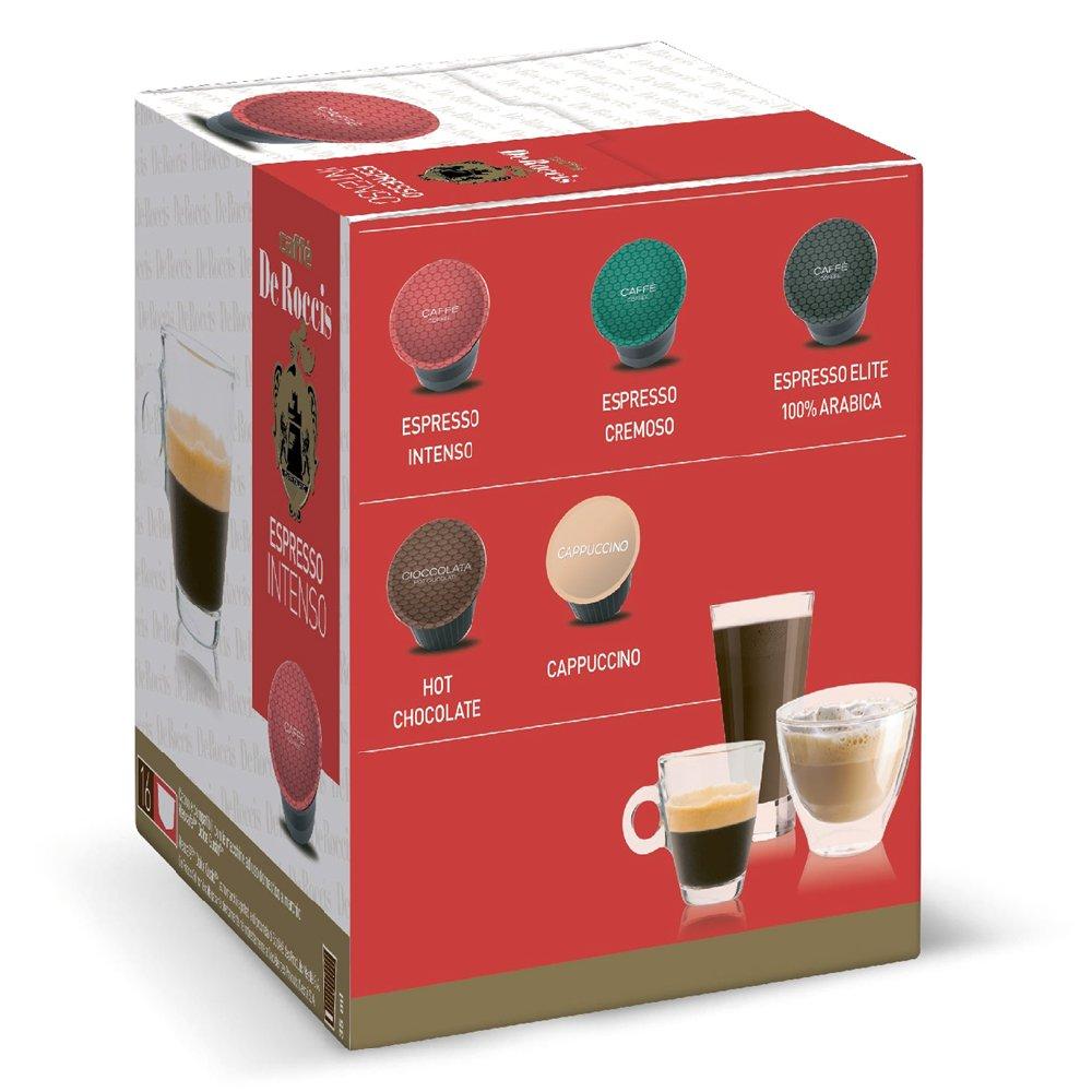 Caffe DE Roccis Dg Espresso Intenso Coffee 16 Capsule| Xcite