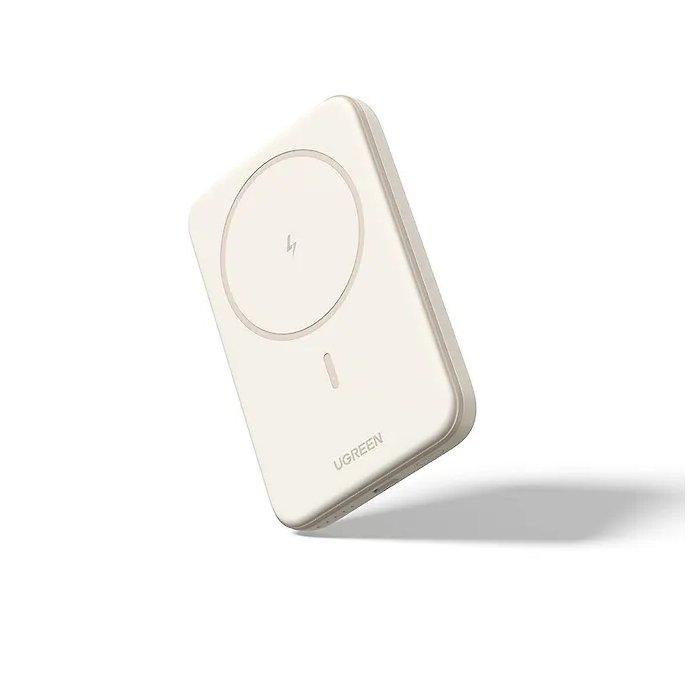 UGREEN 10000mAh Magnetic Wireless15W Power Bank Beige| Xcite