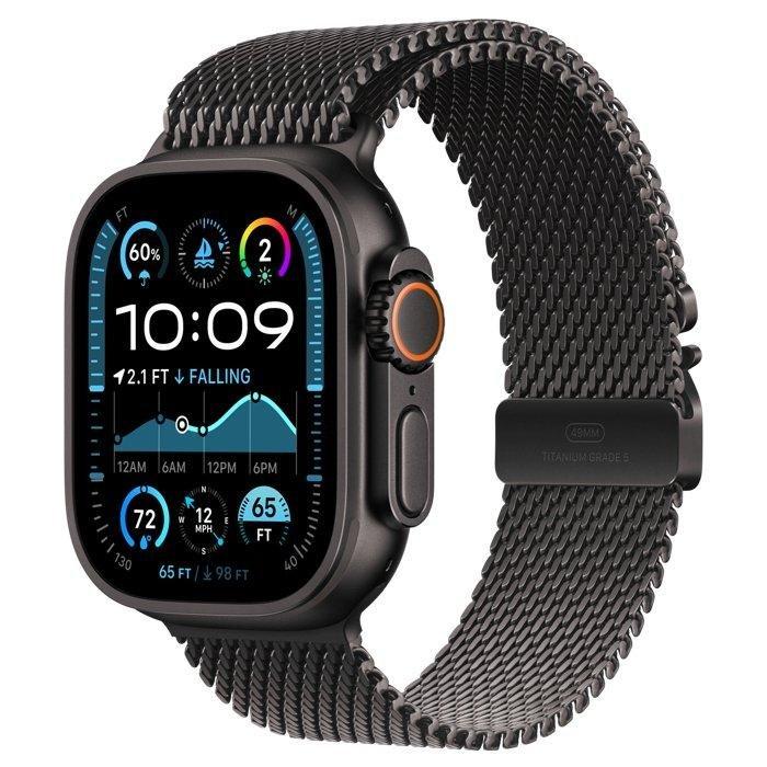 Apple 49mm Large Titanium Milanese Loop,MXKH3ZM/A| Xcite