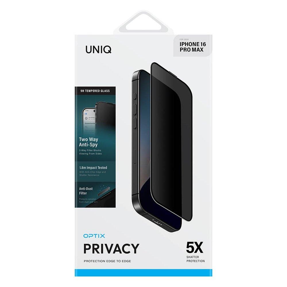 Uniq Optix iPhone 16 Pro Max Glass Screen Protector| Xcite