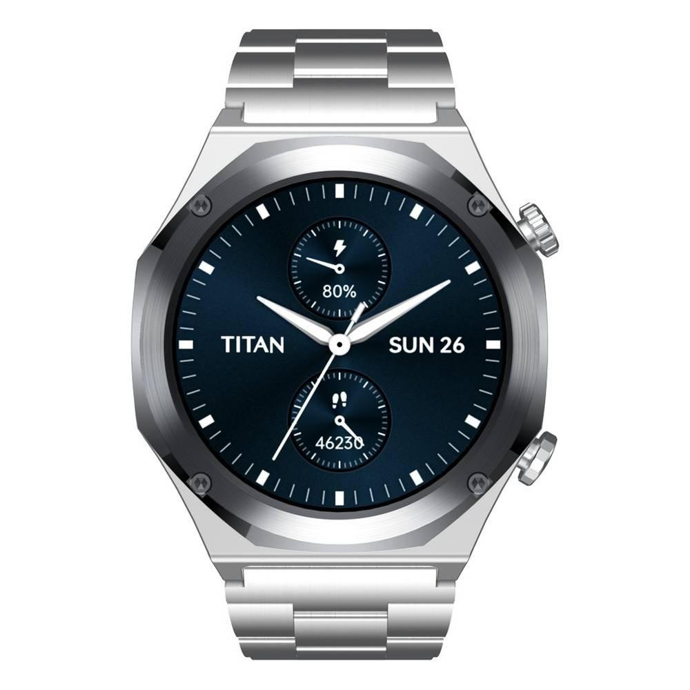 Titan Maestro Premium Smartwatch Metal Strap Silver | Xcite