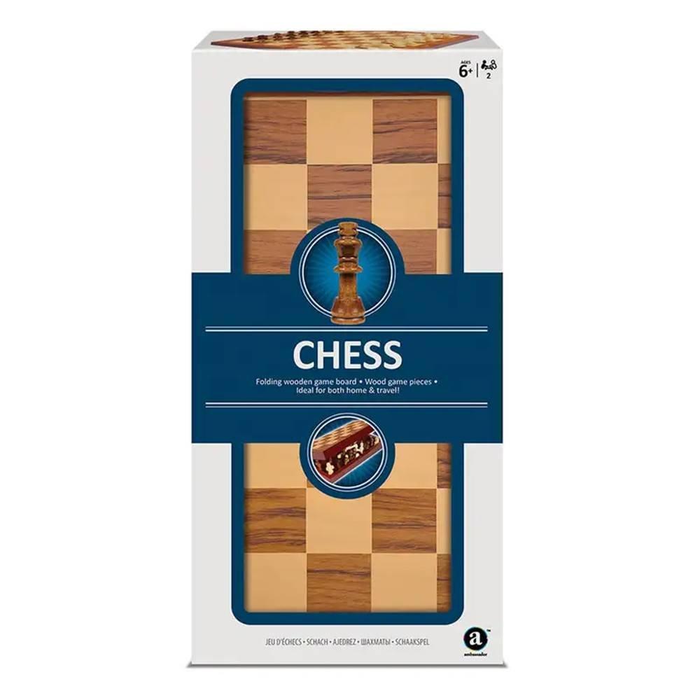 Merchant Ambassador Folding Wood Chess Set | Xcite Kuwait