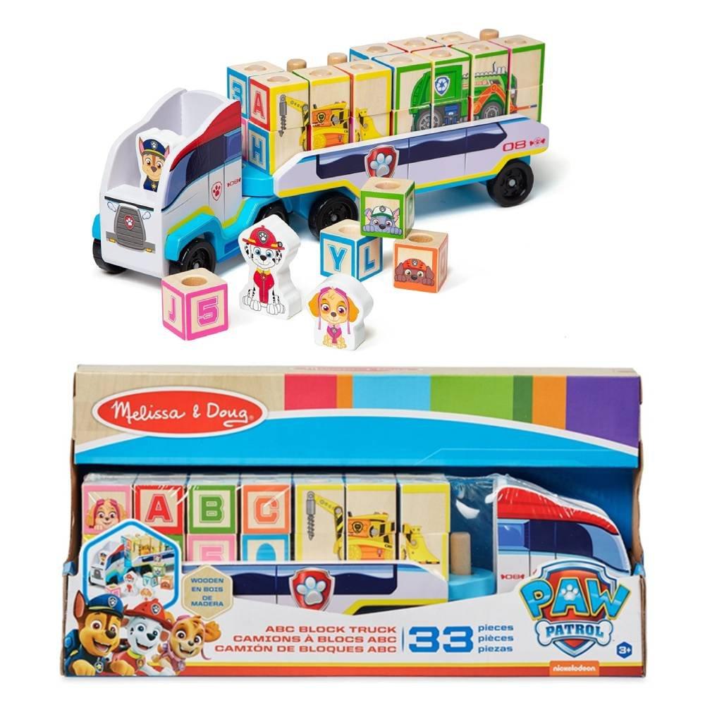 Melissa & Doug Paw Patrol Wood Block Truck Game| Xcite