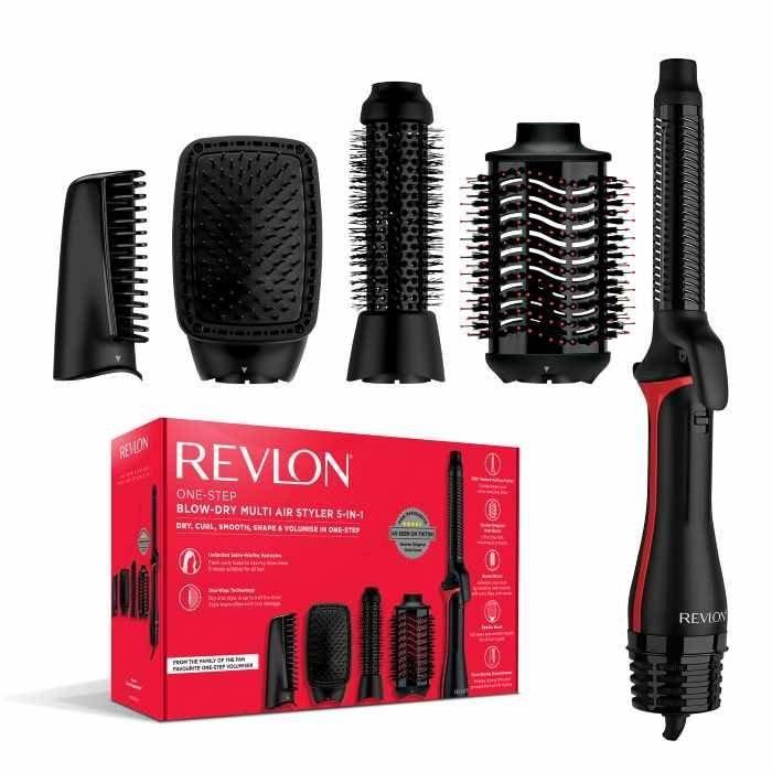 Revlon One-Step Blow-Dry Multi Air Styler Black| Xcite
