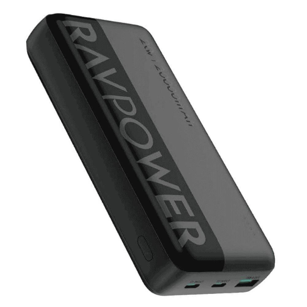 RavPower Combo Power Bank 10K + 20K, 20W- Black| Xcite