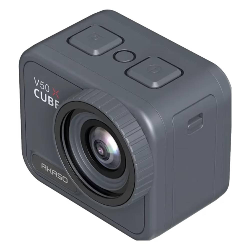 Akaso V50 X CUBE Action Camera, 4K Gray| Xcite Kuwait