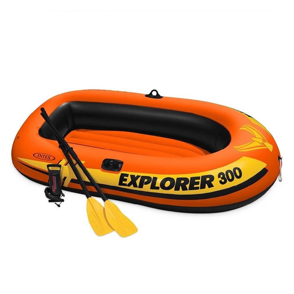 Intex Explorer 300 Boat – Multicolor| Xcite