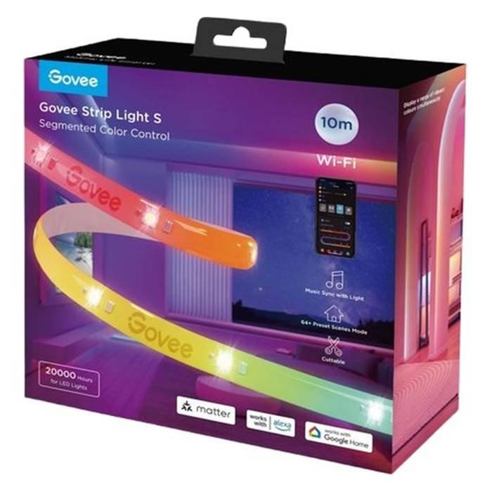 Govee Wi-Fi + Bluetooth LED Strip Lights 10m H612C | Xcite