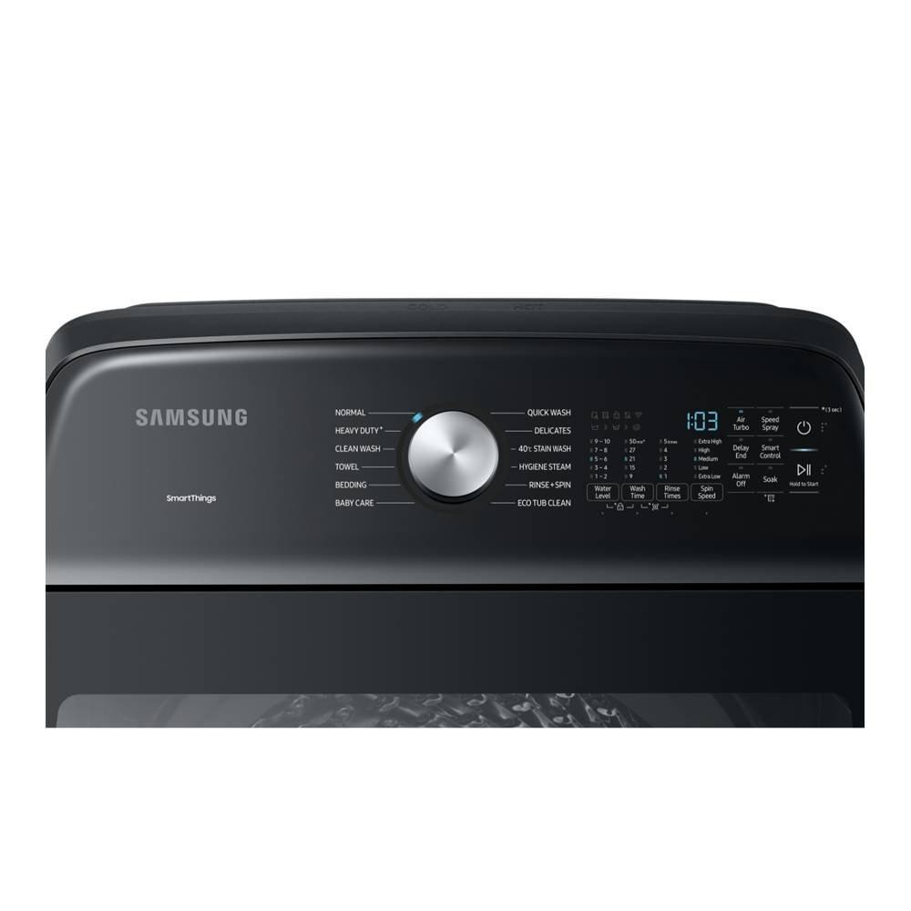 Samsung Top Load Washer, 21KG, WA21A8377GVGK - Black | Xcite