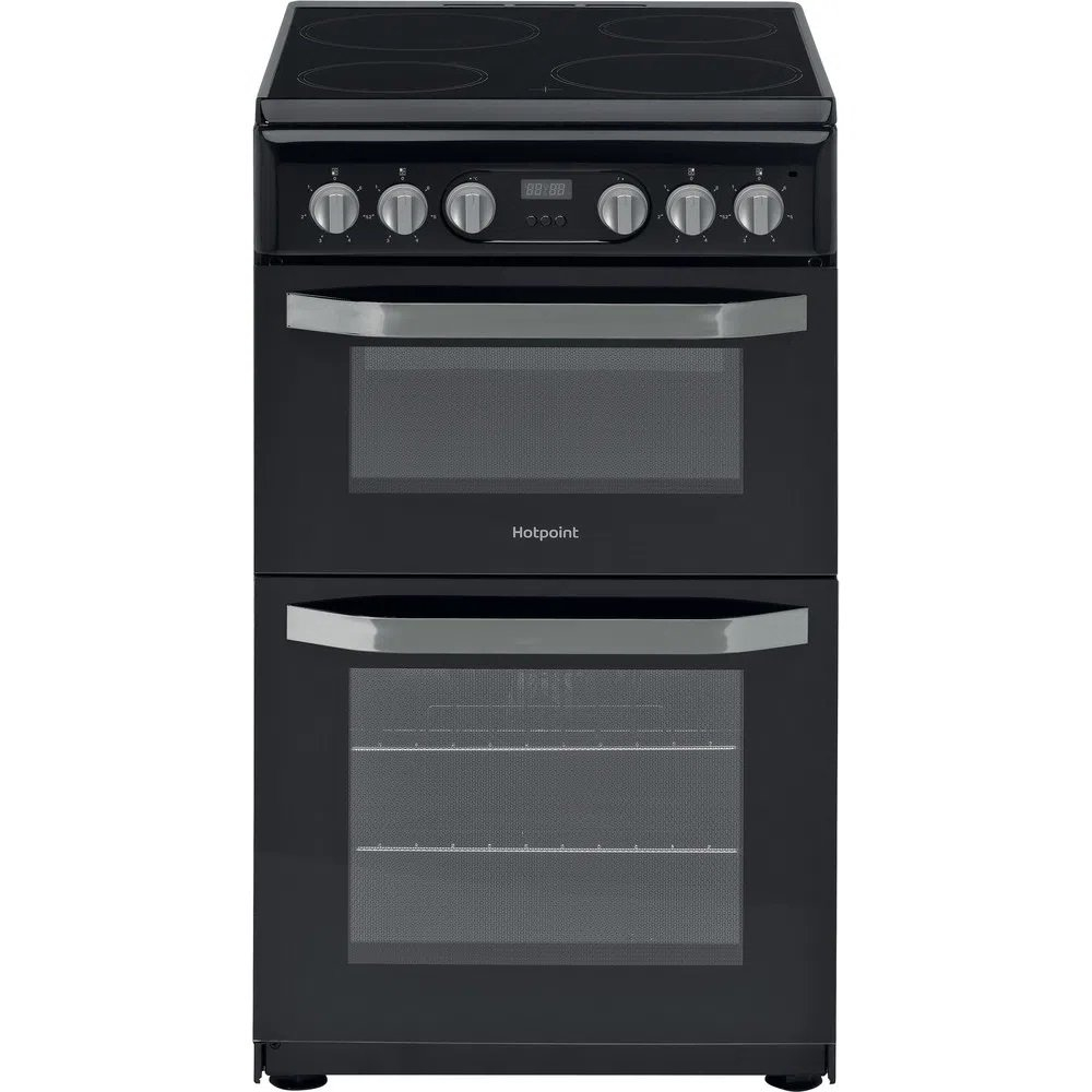 Hotpoint HD5V93CCB Ceramic Double Electric Cooker