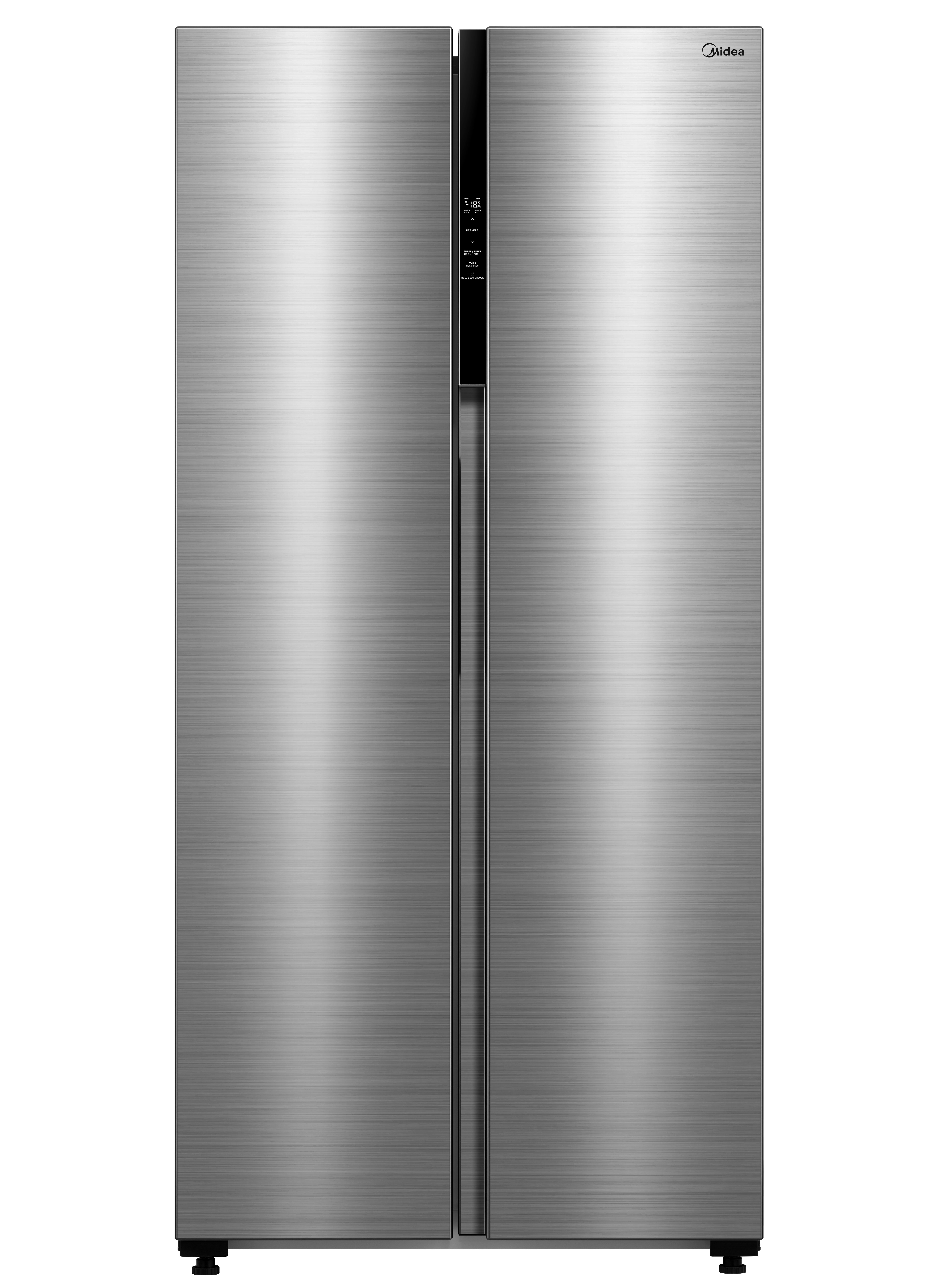 Midea MDRS619FIE46 83.5cm 460L Frost Free Fridge Freezer - Stainless ...