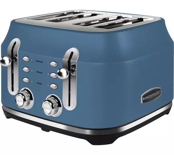 Rangemaster RMCL4S201SB 4-Slice Toaster - Blue