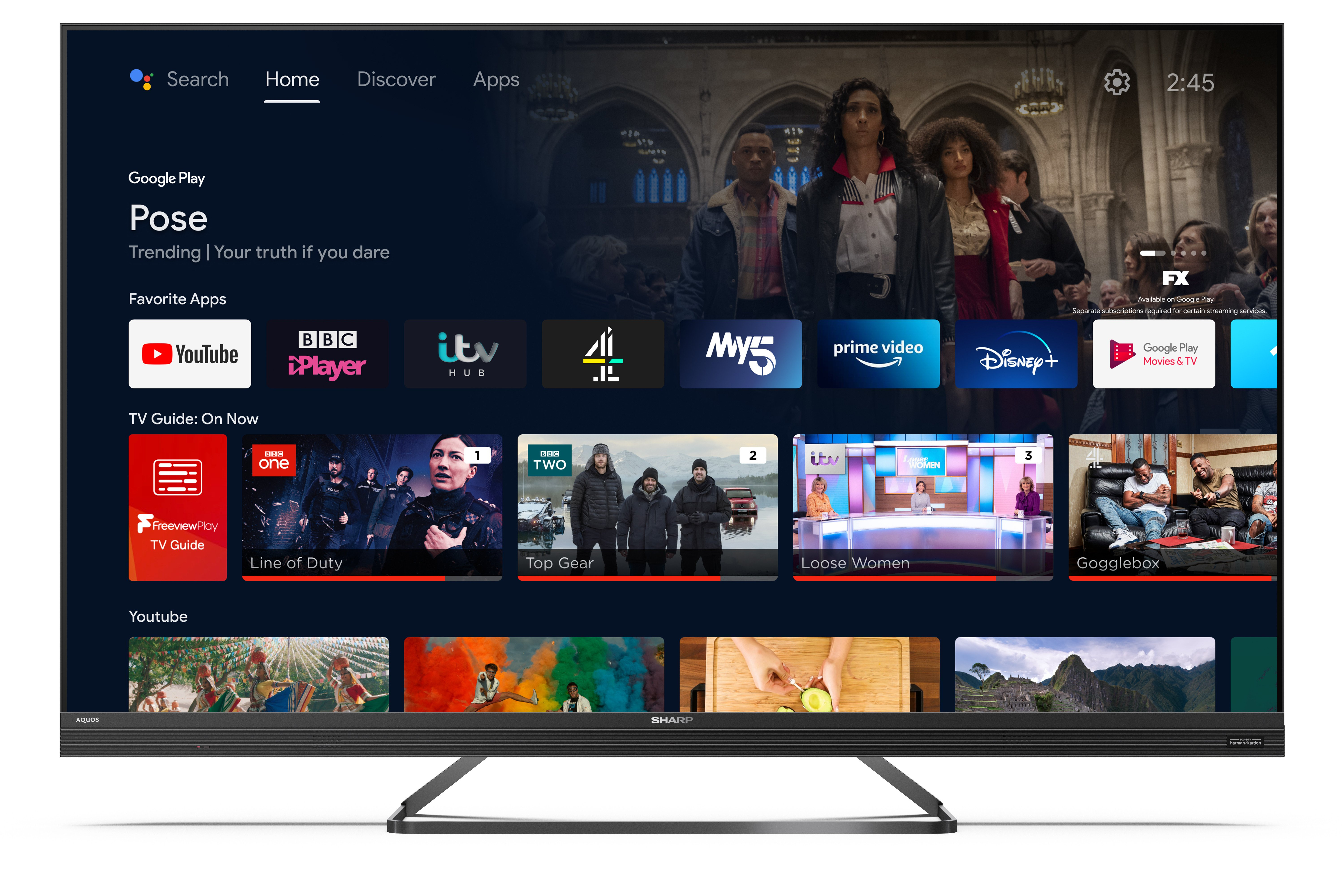Sharp 50 inch smart tv store