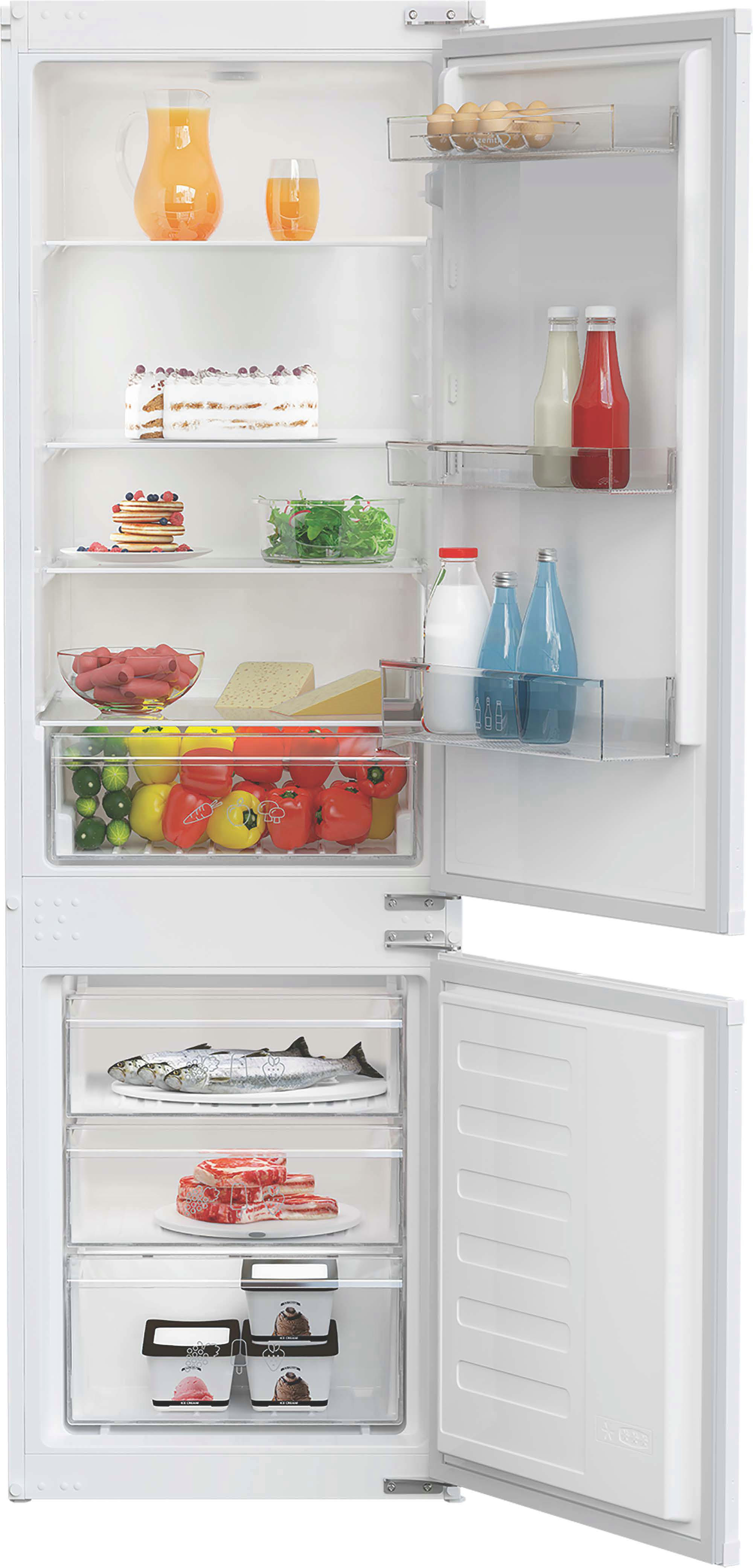 Zenith ZICSD473 70/30 Built-In Fridge Freezer