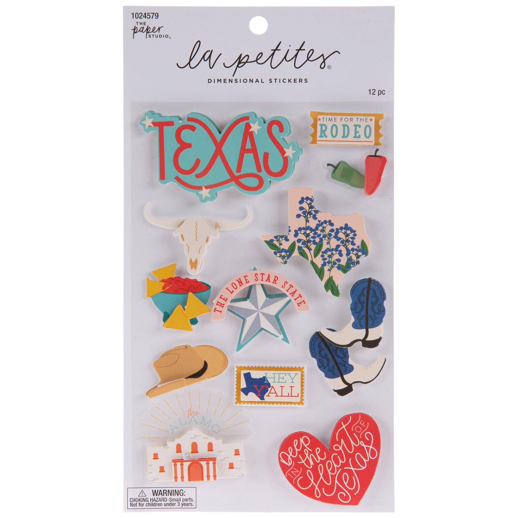 Texas Icons 3D Stickers | Hobby Lobby | 1024579
