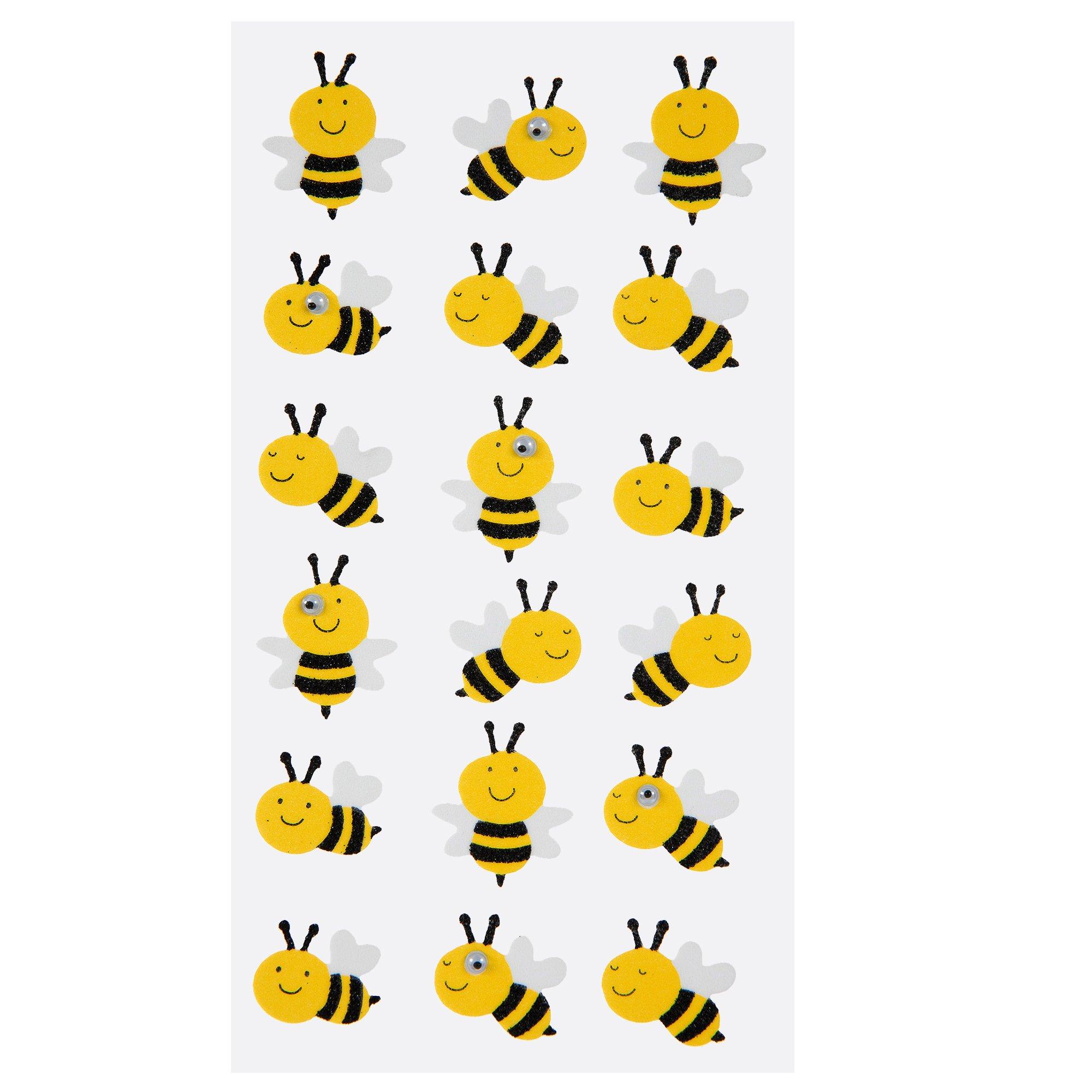 Glitter Bee Stickers | Hobby Lobby | 1027242
