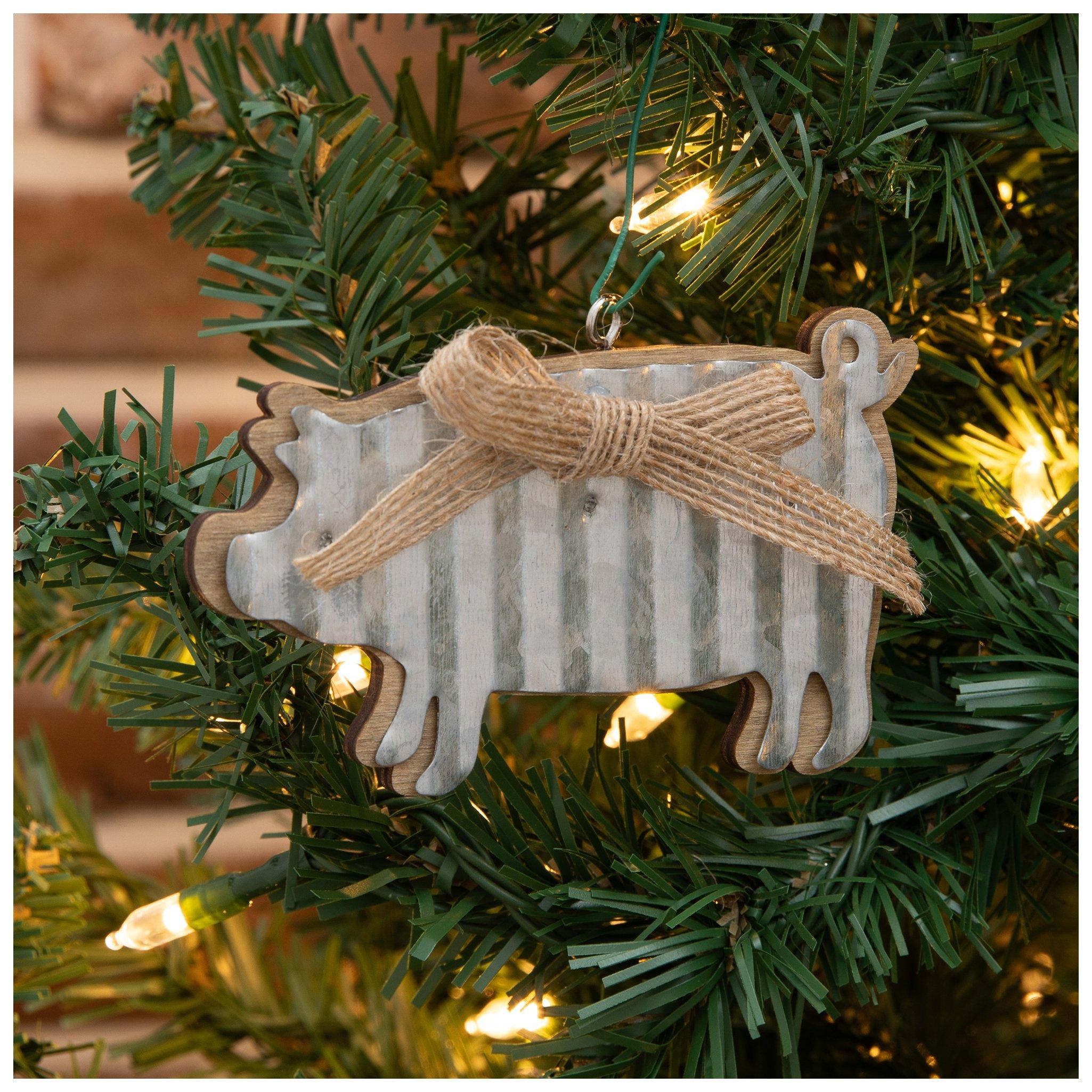 Corrugated Pig Ornament | Hobby Lobby | 105118583