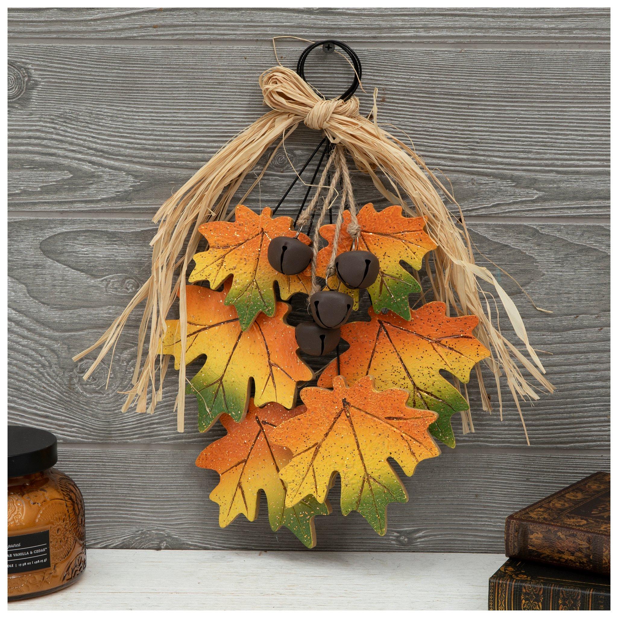 Maple Leaves & Bells Wood Wall Decor | Hobby Lobby | 105199526