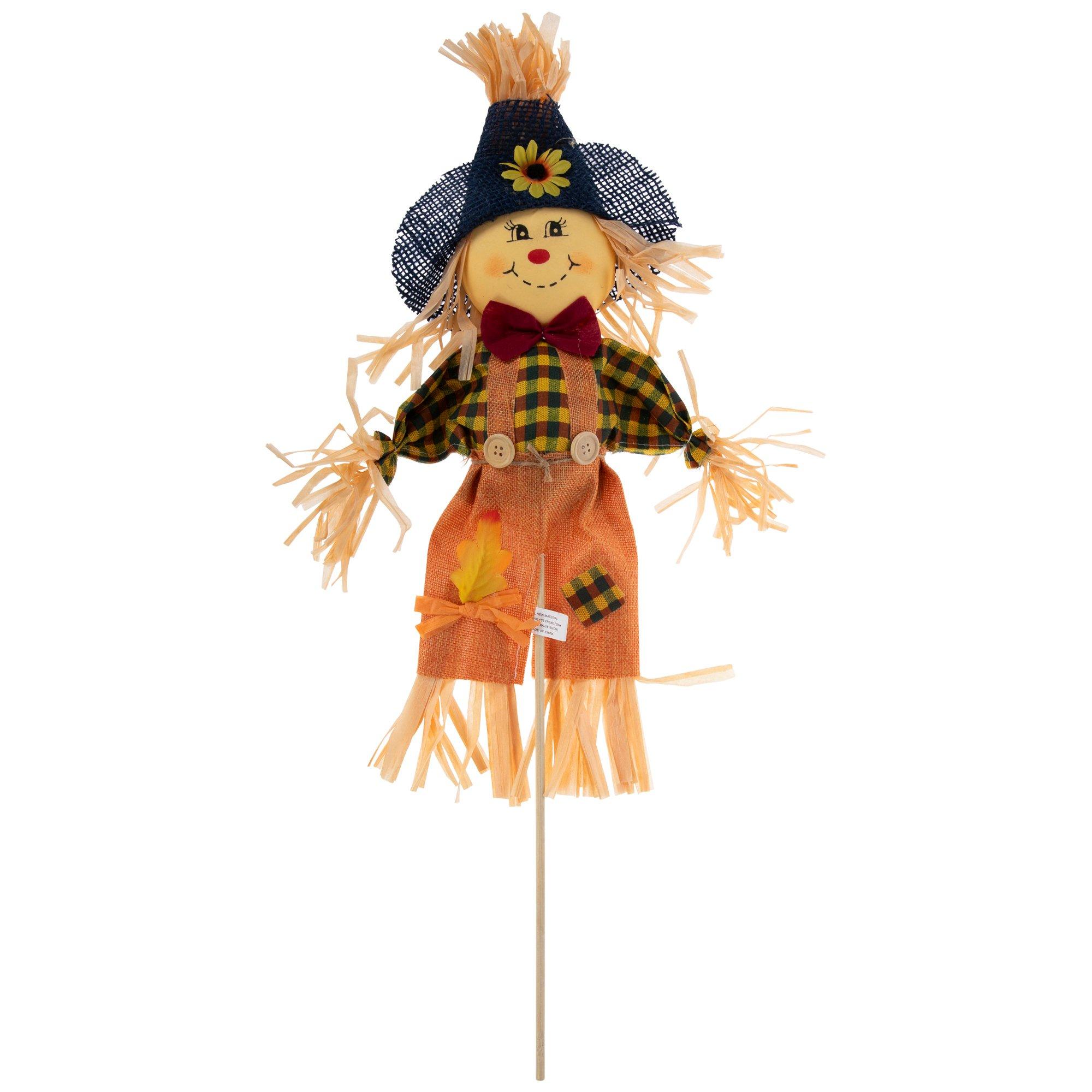 Orange Overalls Scarecrow Pick | Hobby Lobby | 105303979