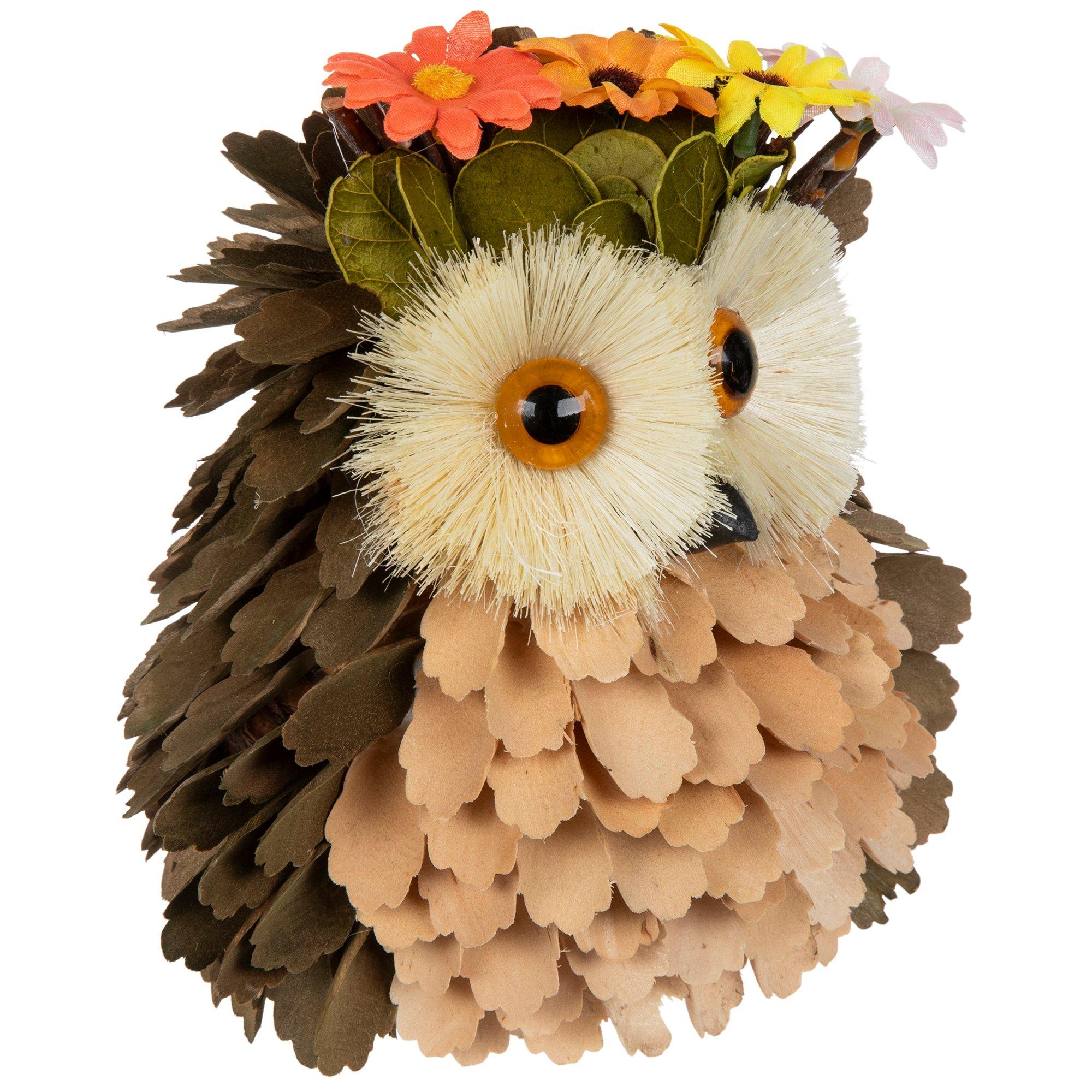 Flower Crown Wood Owl | Hobby Lobby | 105541917