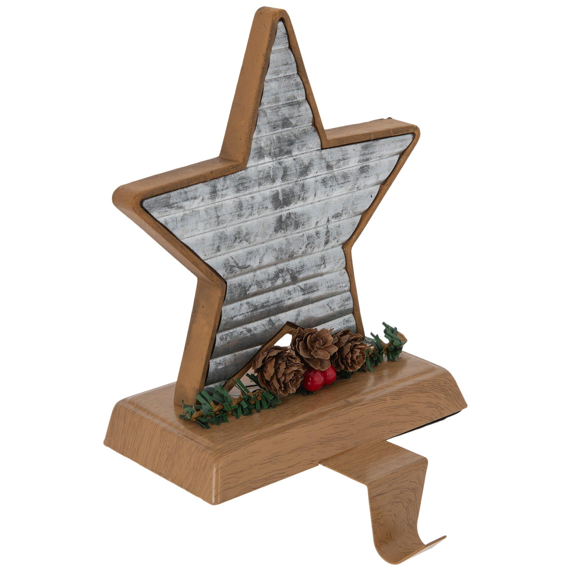 Snowflake Galvanized Metal Stocking Holder | Hobby Lobby | 105600143