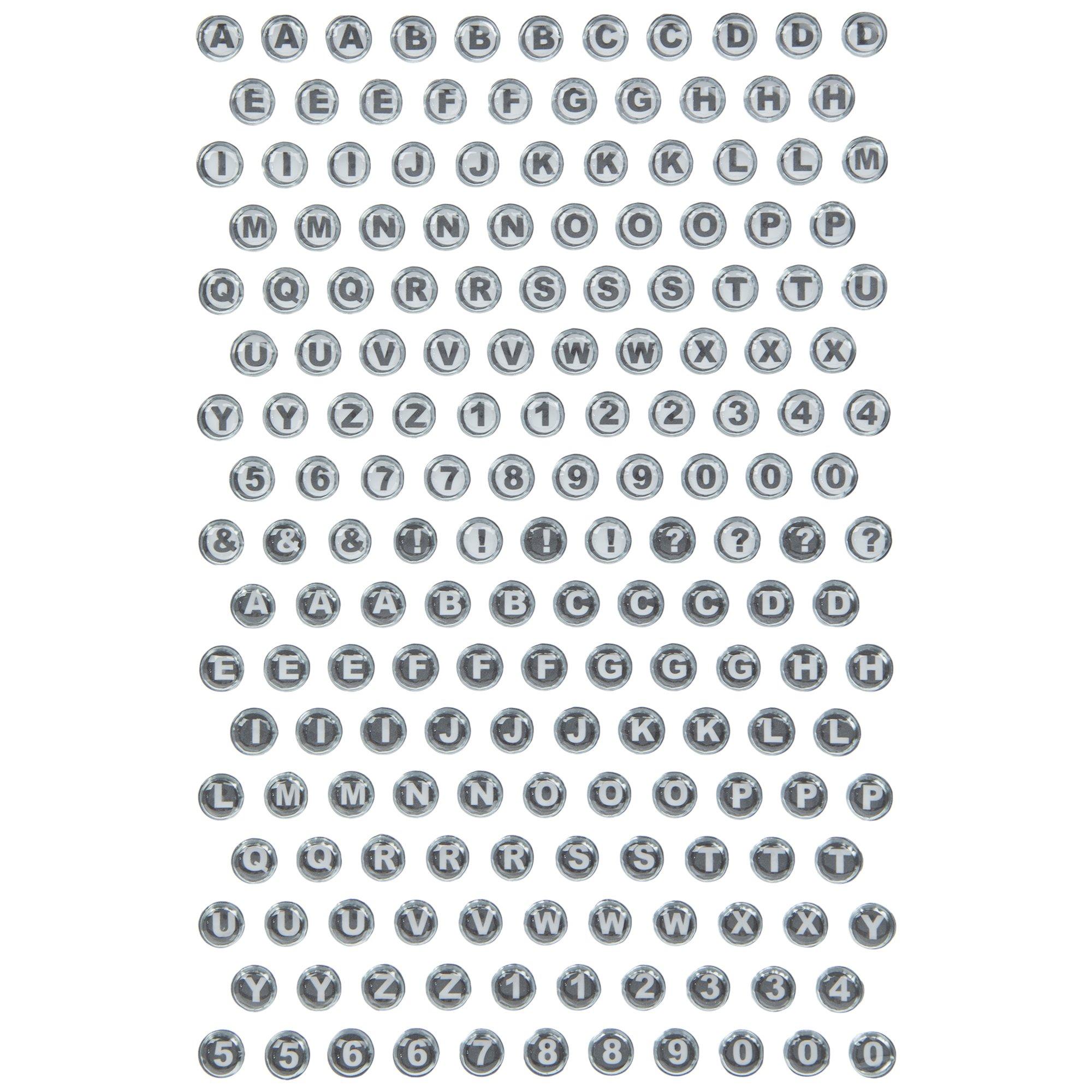 Letters & Numbers - Stickers & Embellishments - Scrapbook & Paper ...