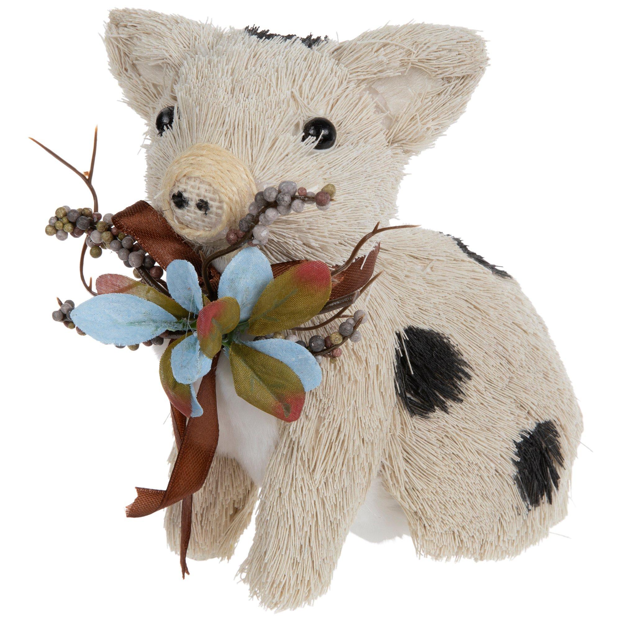 Cream & Black Sitting Pig | Hobby Lobby | 105942644