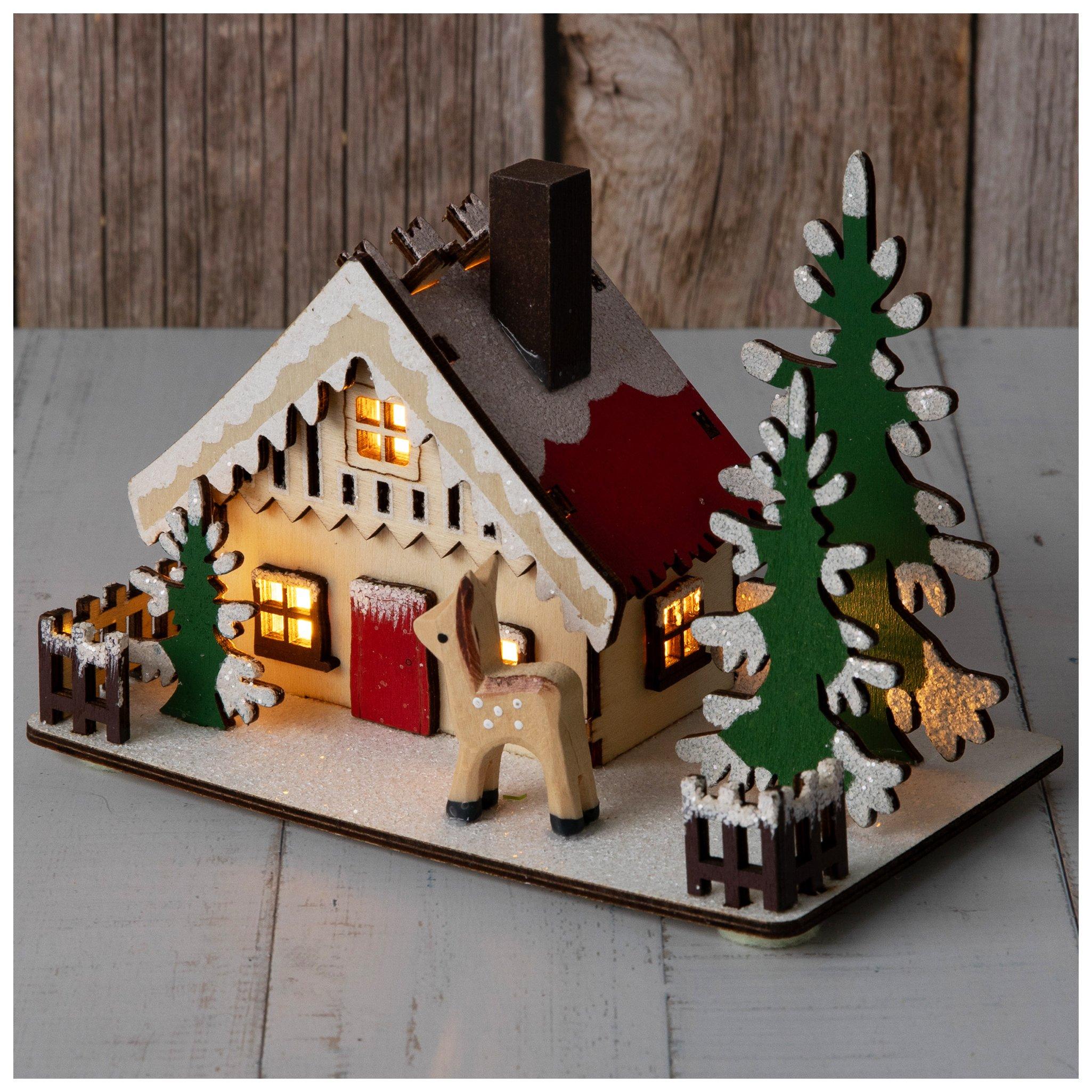 Light Up Wood Cabin | Hobby Lobby | 105966106