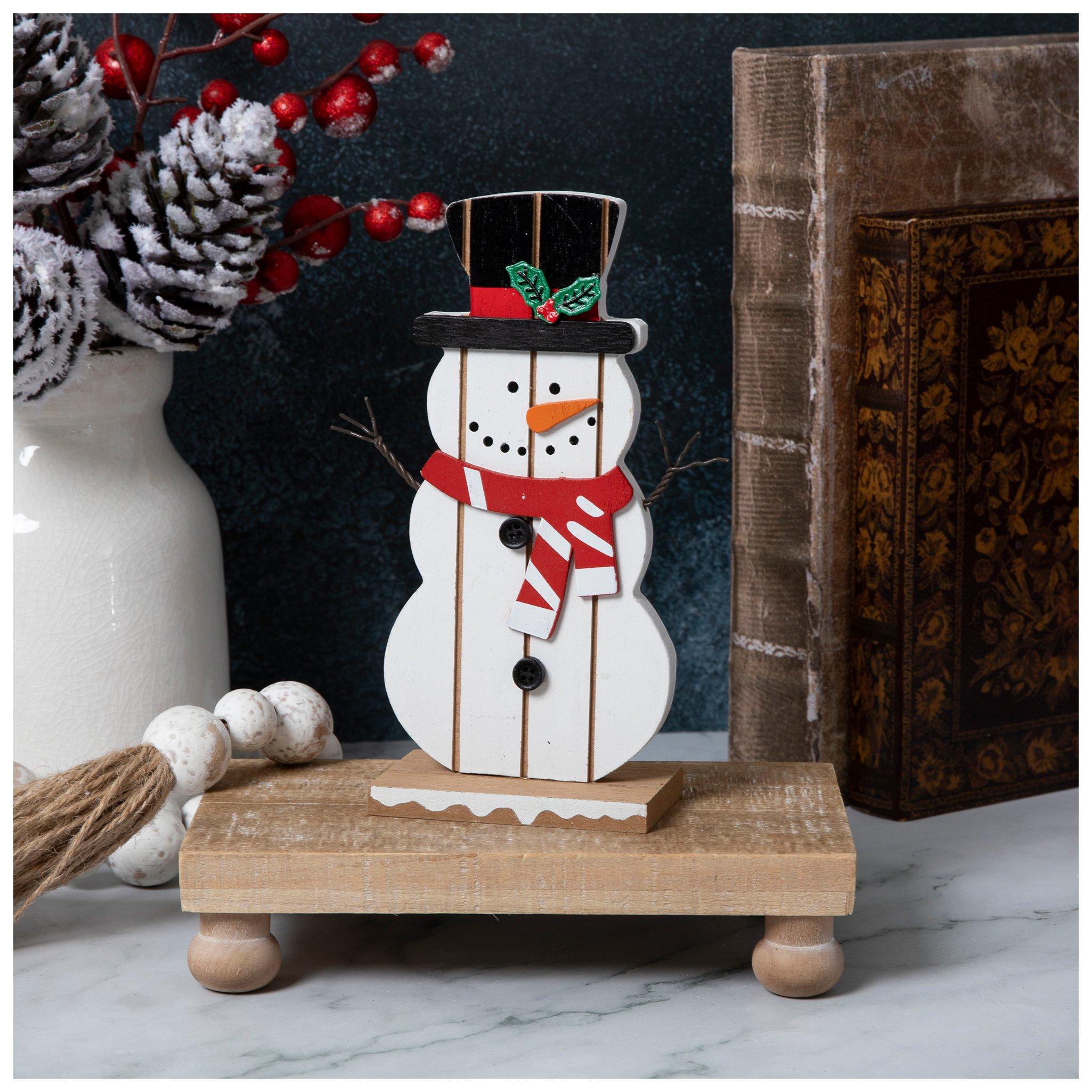 Wood Plank Snowman With Top Hat Decor | Hobby Lobby | 105979315