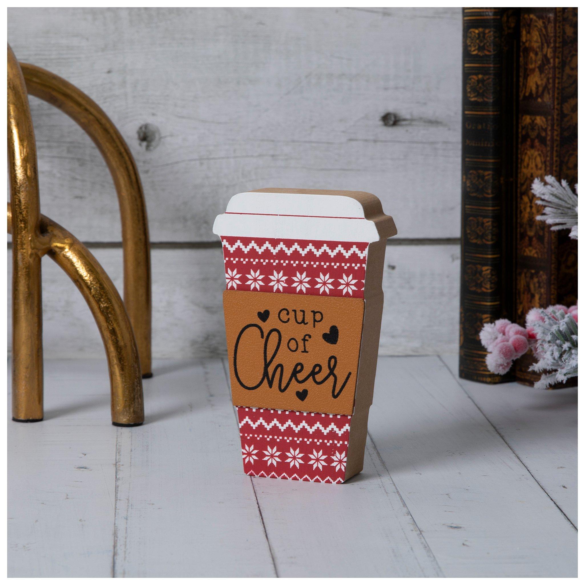 Cup Of Cheer Wood Decor | Hobby Lobby | 105985528