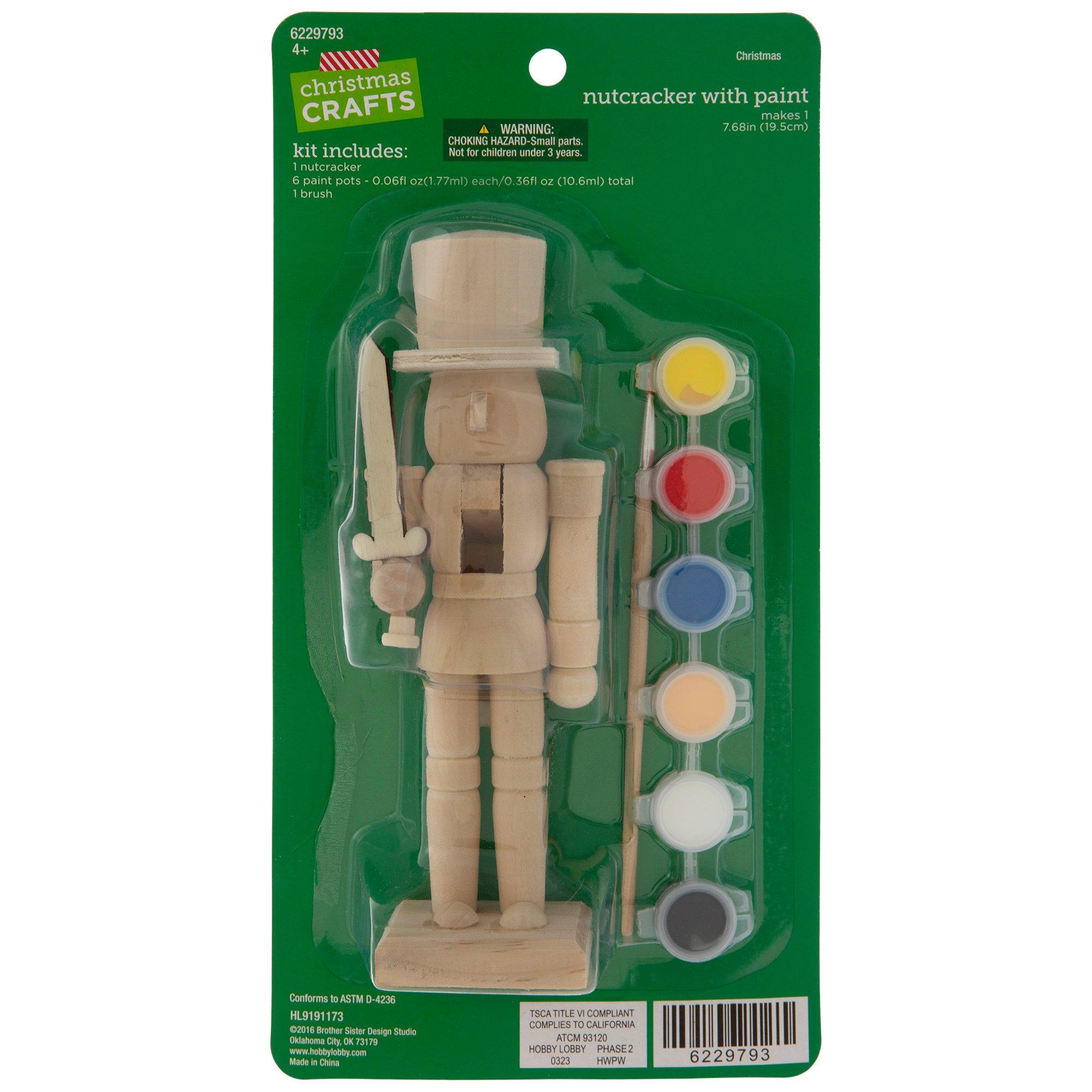 Nutcracker Soldier Wood Paint Kit | Hobby Lobby | 106229793