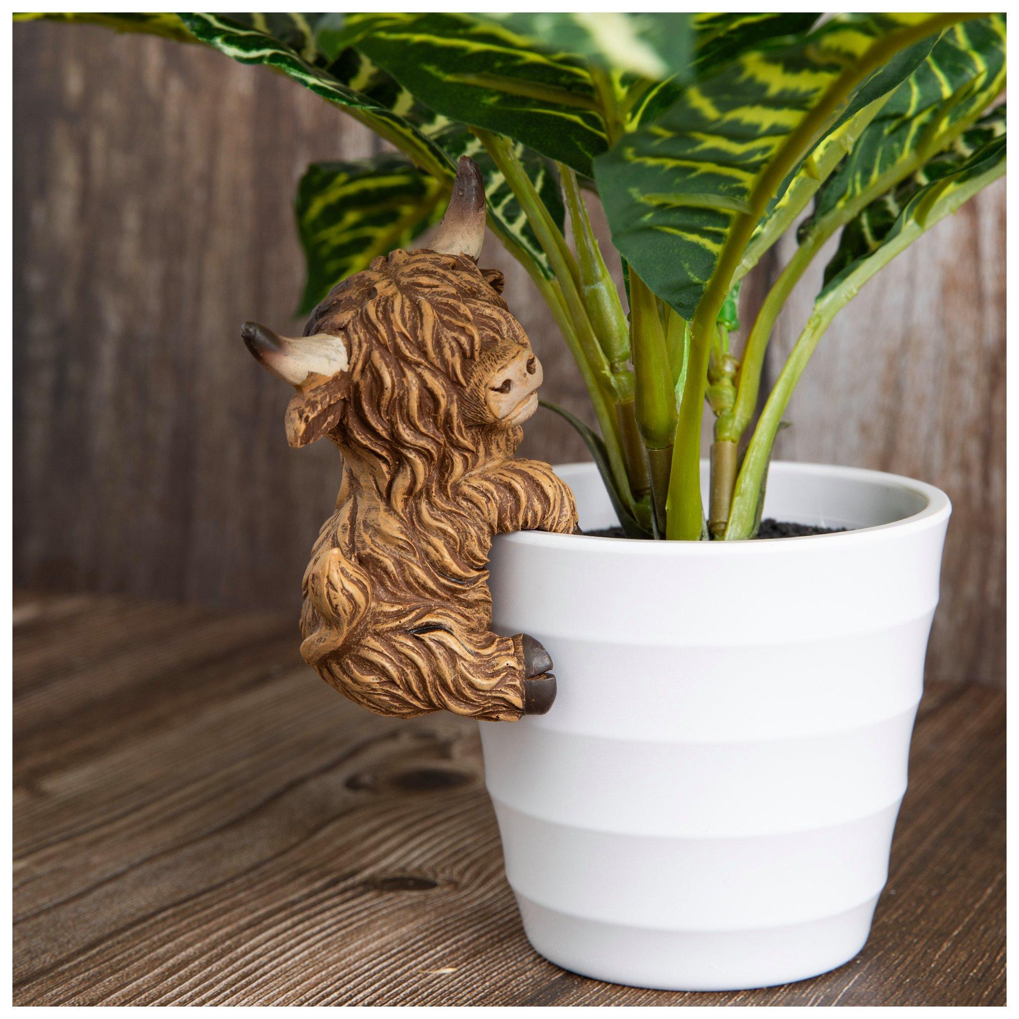 Highland Cow Pot Percher | Hobby Lobby | 106309108