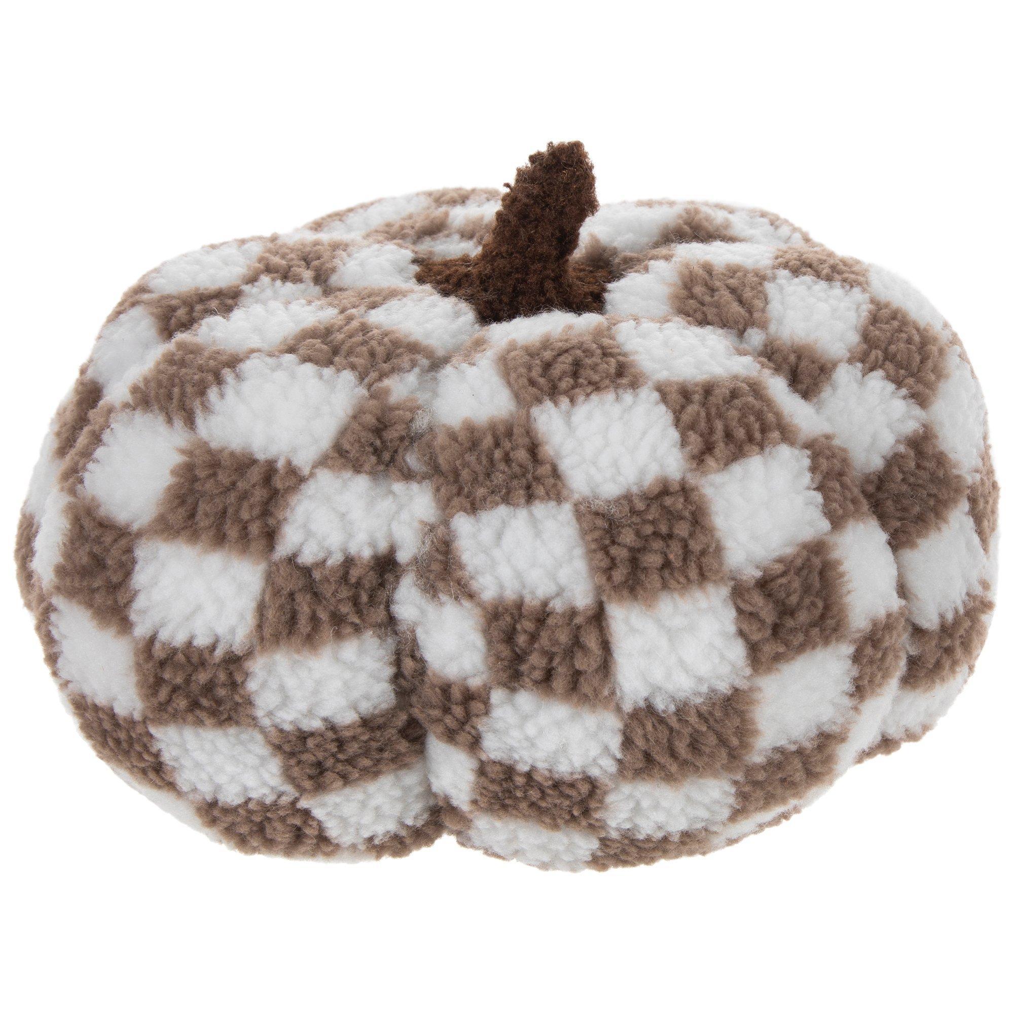 Fuzzy Check Pumpkin | Hobby Lobby | 106321996