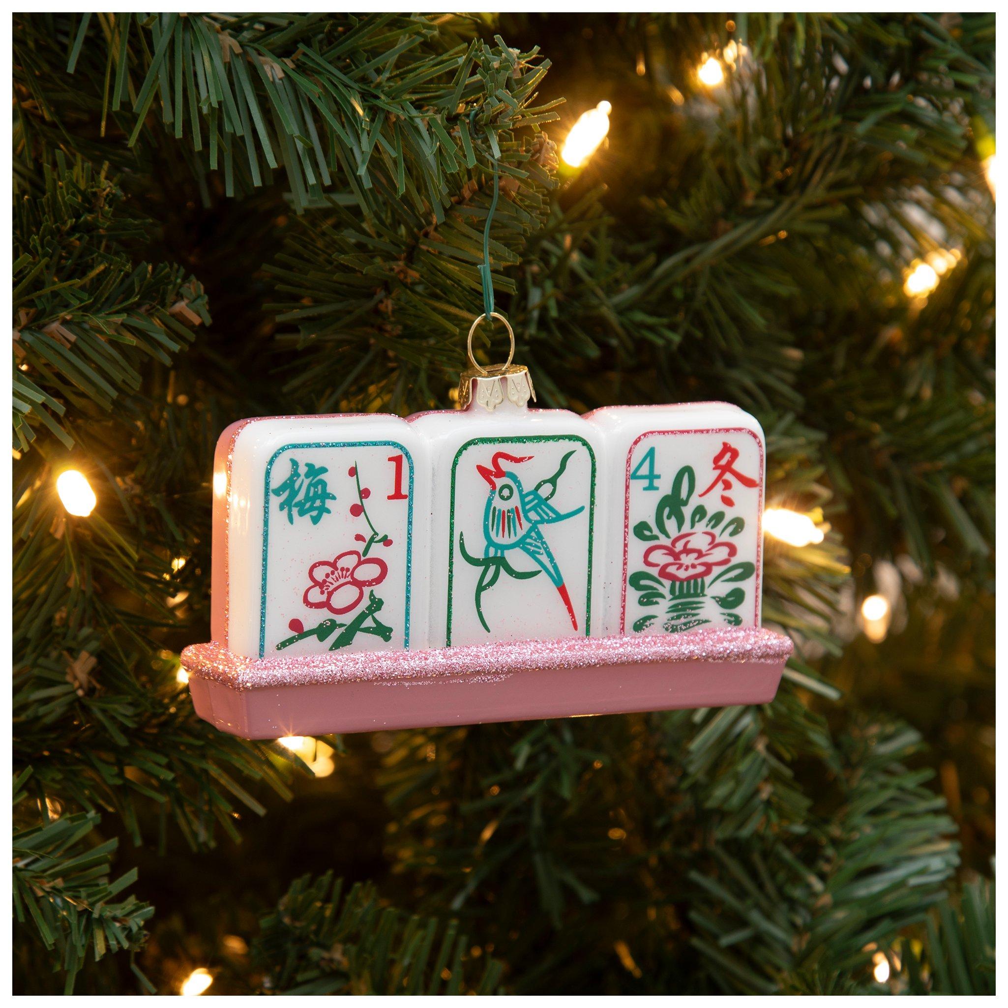 Pink Mahjong Ornament | Hobby Lobby | 106337448