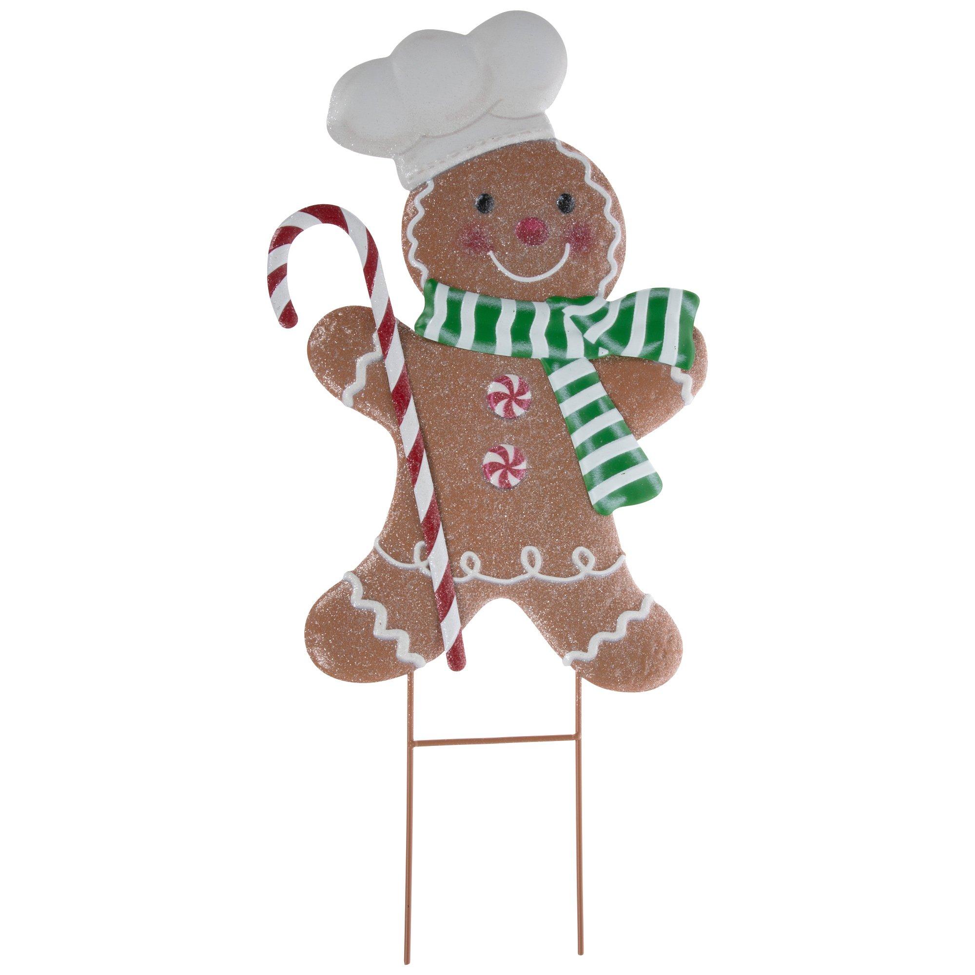 Gingerbread Chef Metal Garden Stake | Hobby Lobby | 106339337