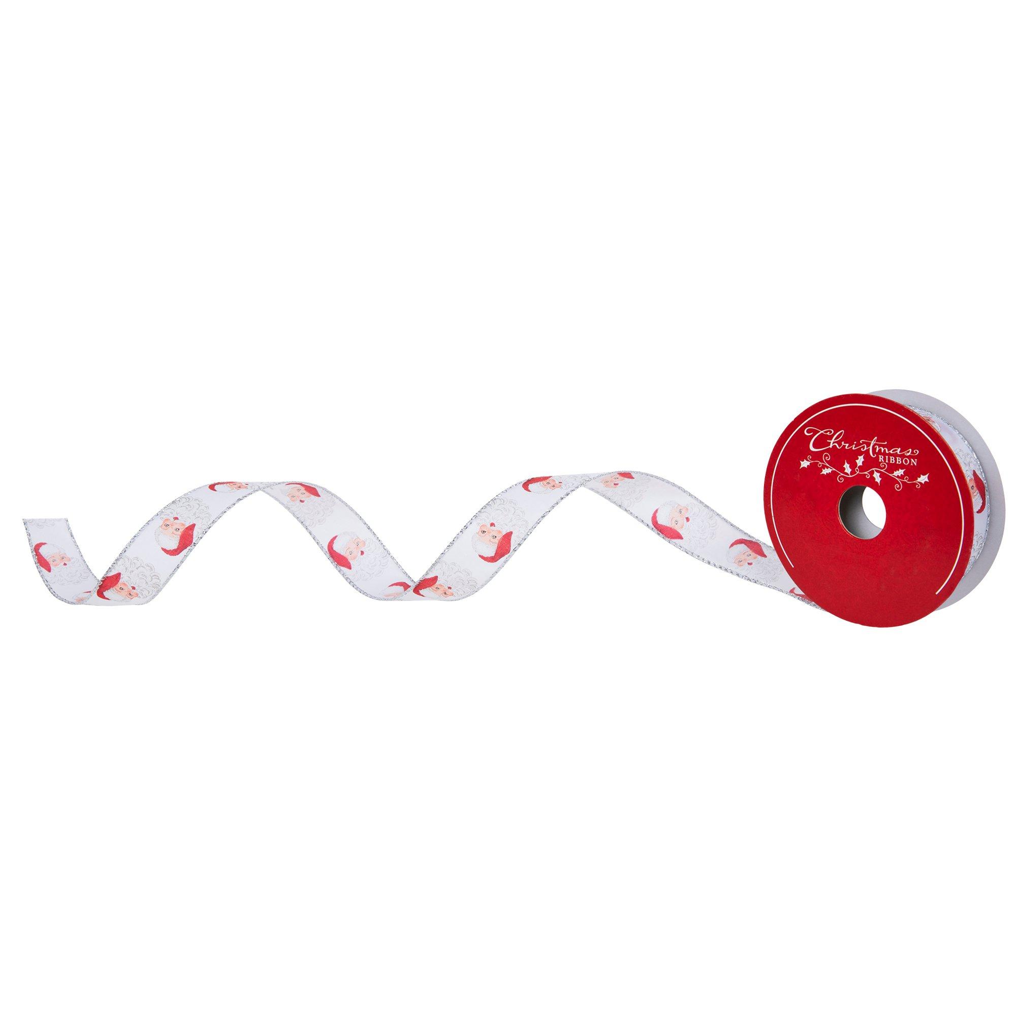 Santa Wired Edge Ribbon - 1" | Hobby Lobby | 106345342