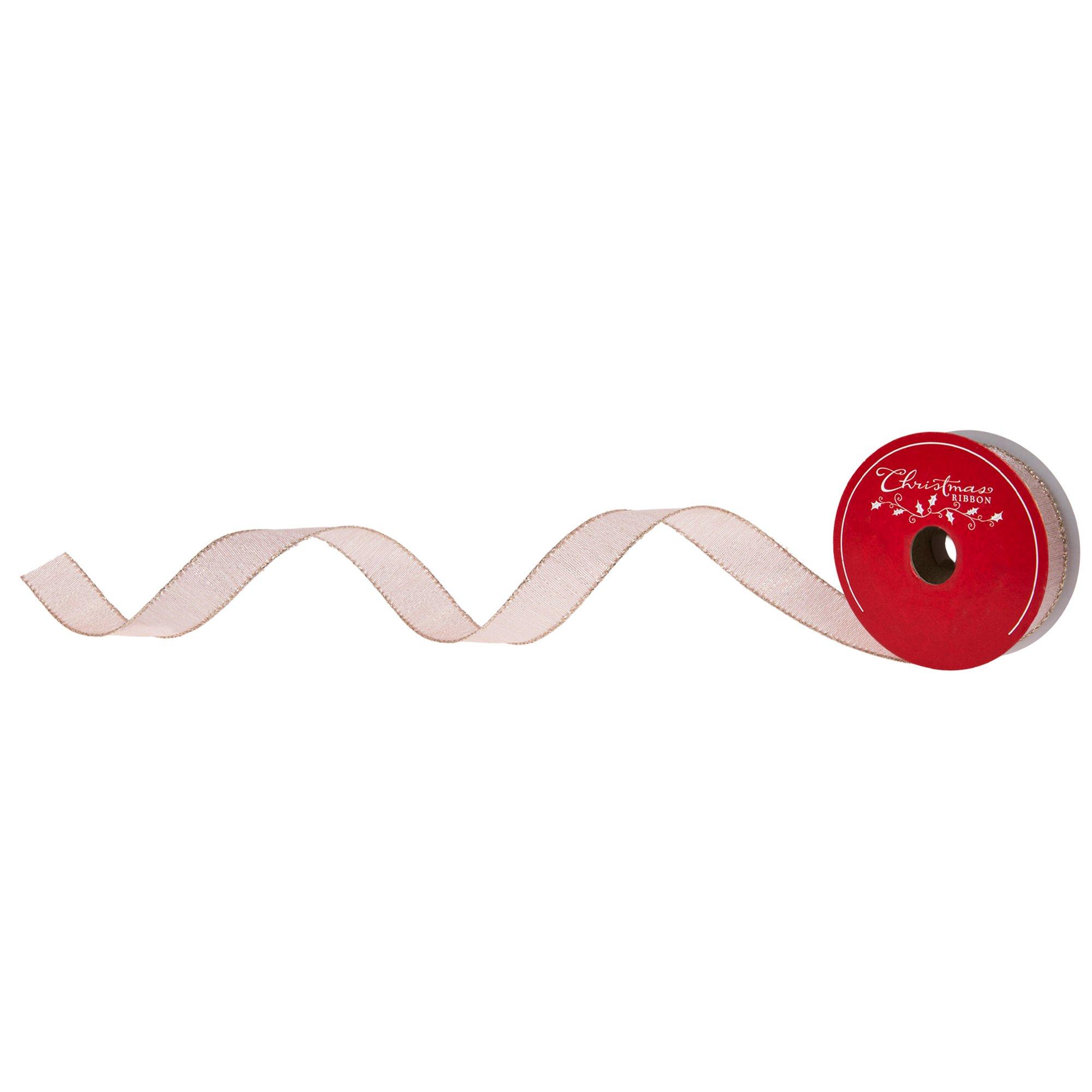 Rose Gold Wired Edge Ribbon | Hobby Lobby | 106346456