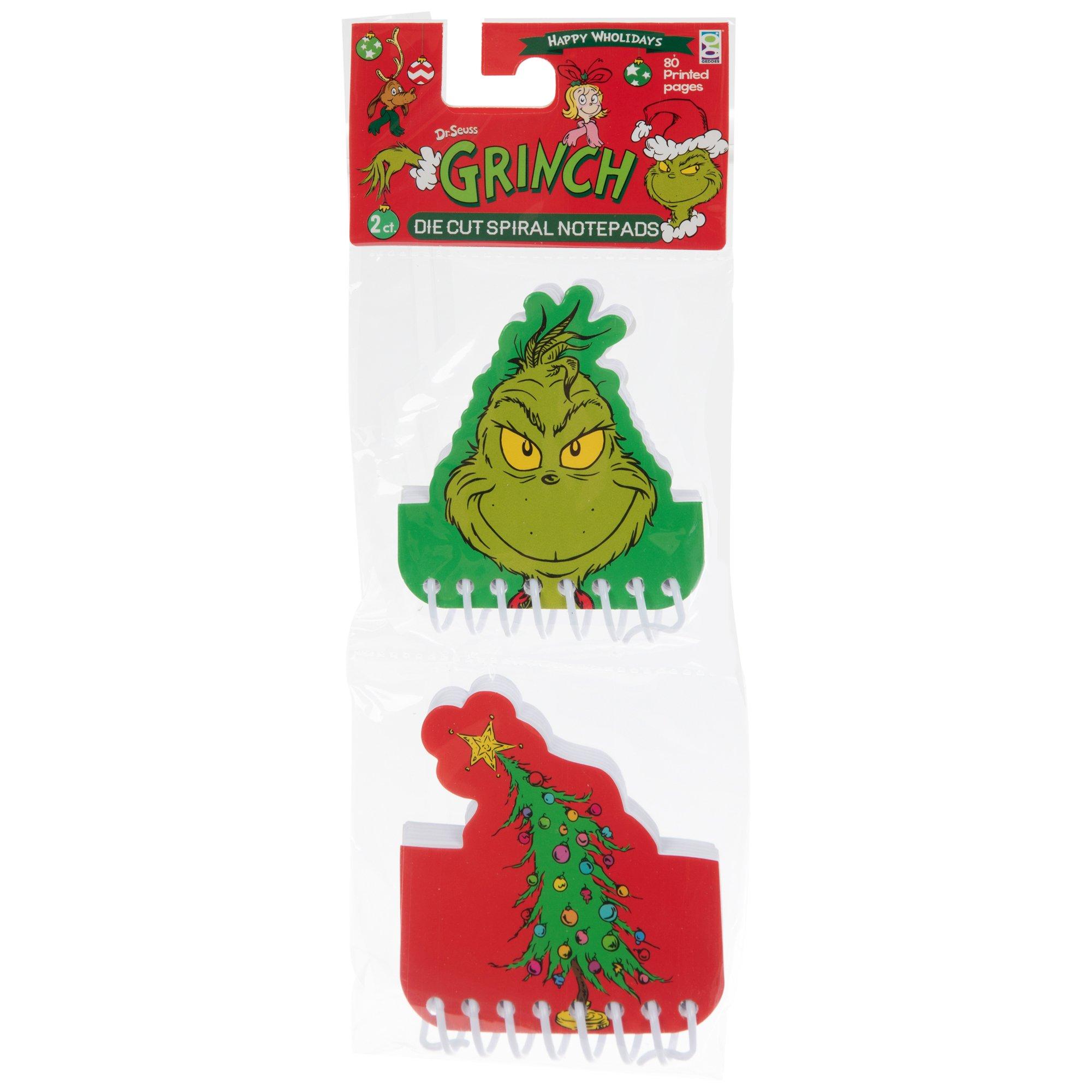 Grinch & Tree Spiral Notepads | Hobby Lobby | 106349286