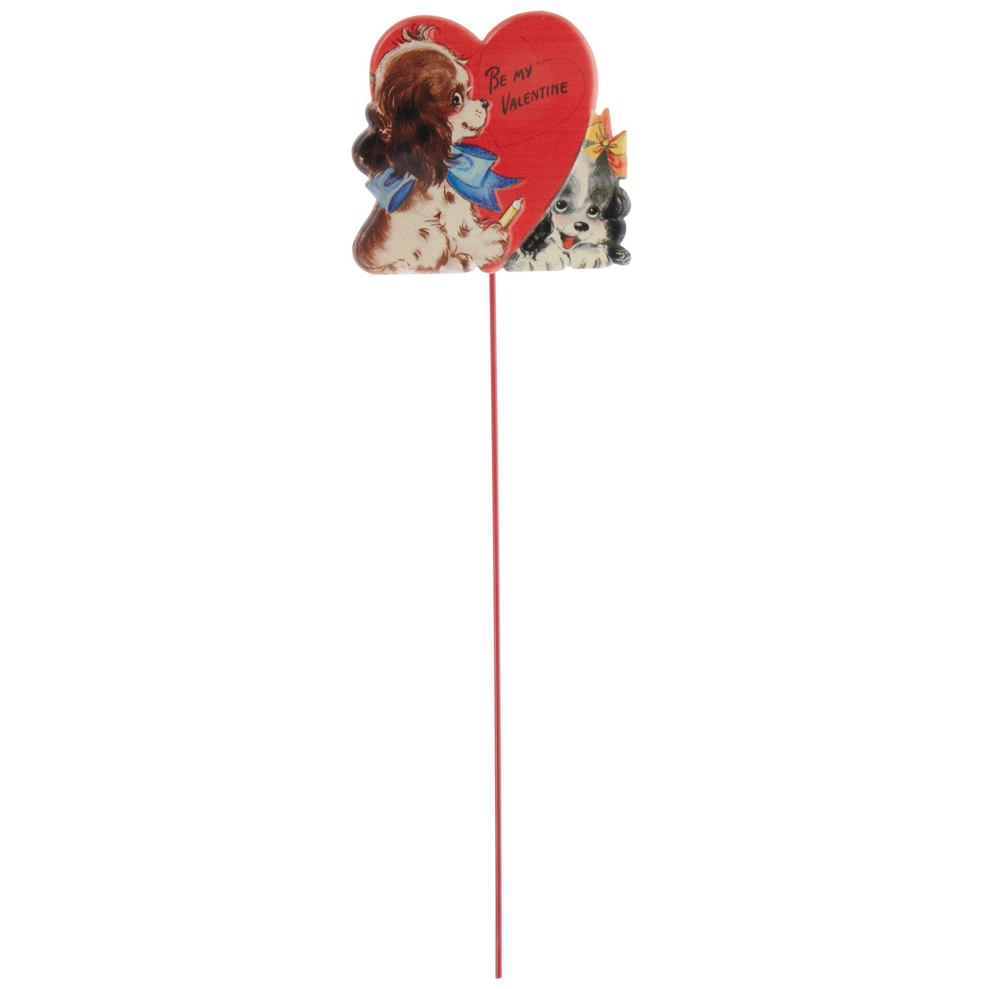 Dog Be My Valentine Metal Pick | Hobby Lobby | 106364350