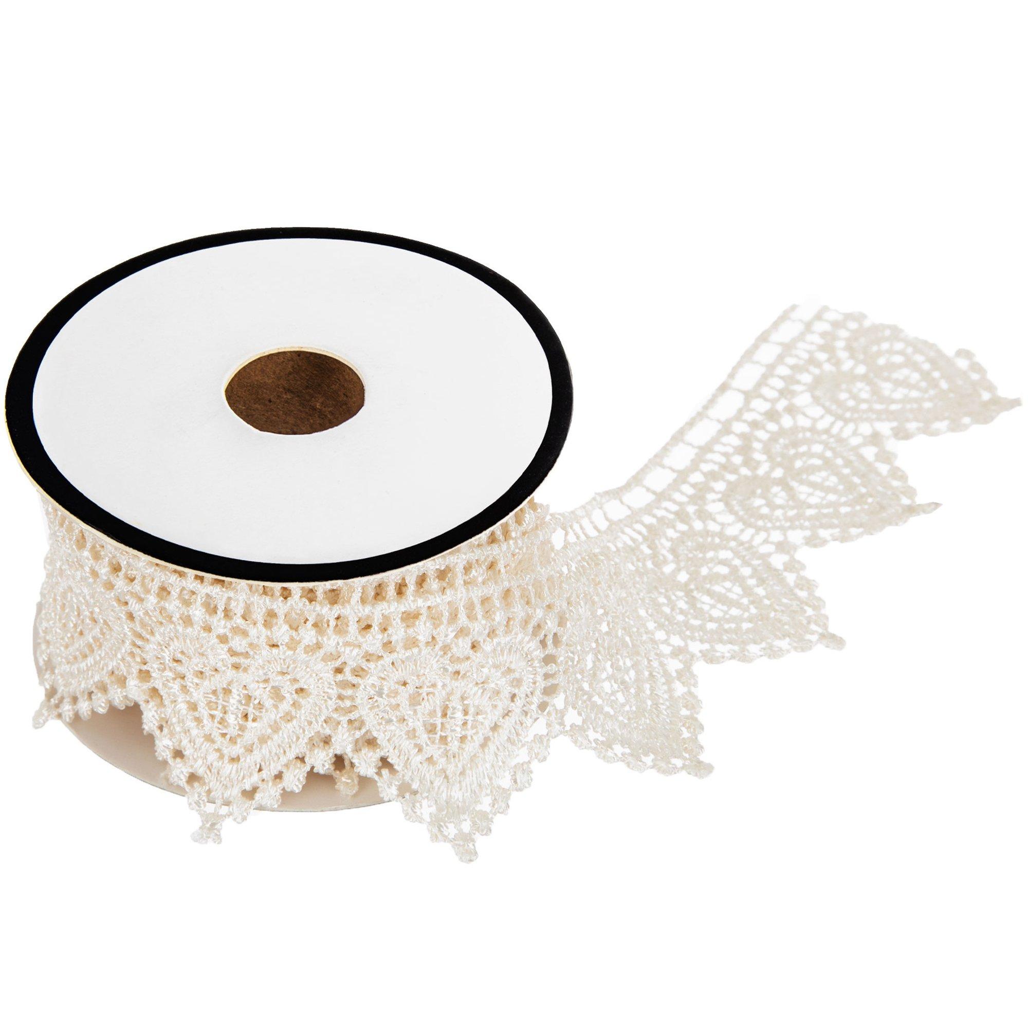 Ivory Heart Drop Lace Trim - 1 1/2" | Hobby Lobby | 1092667