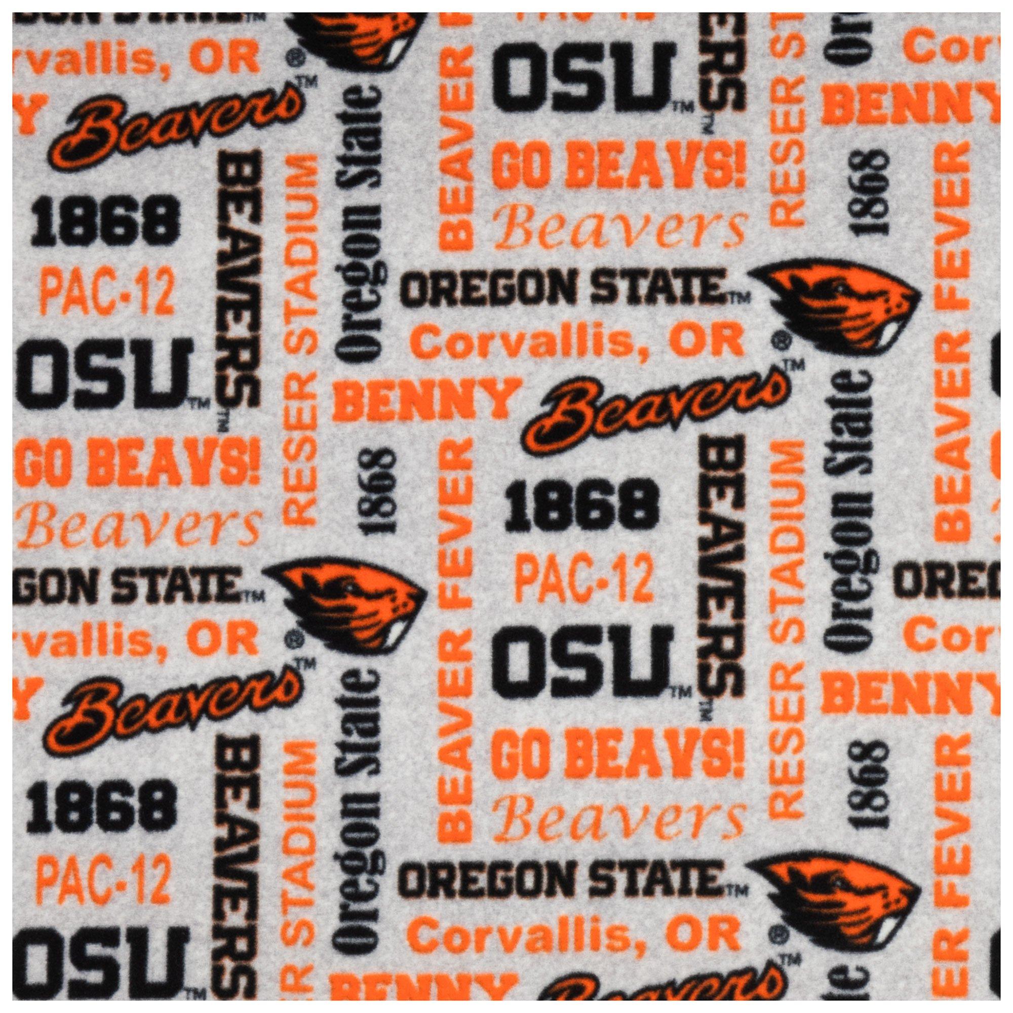 Oregon State Allover Collegiate Fleece Fabric | Hobby Lobby | 1146026