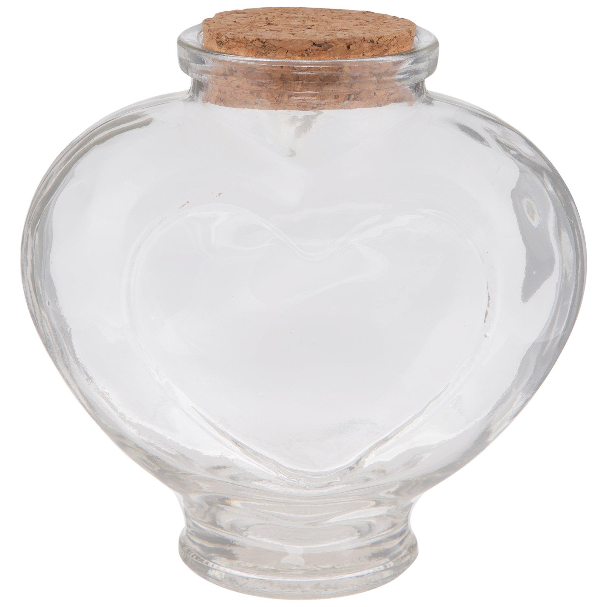 Heart Glass Jar | Hobby Lobby | 1154038