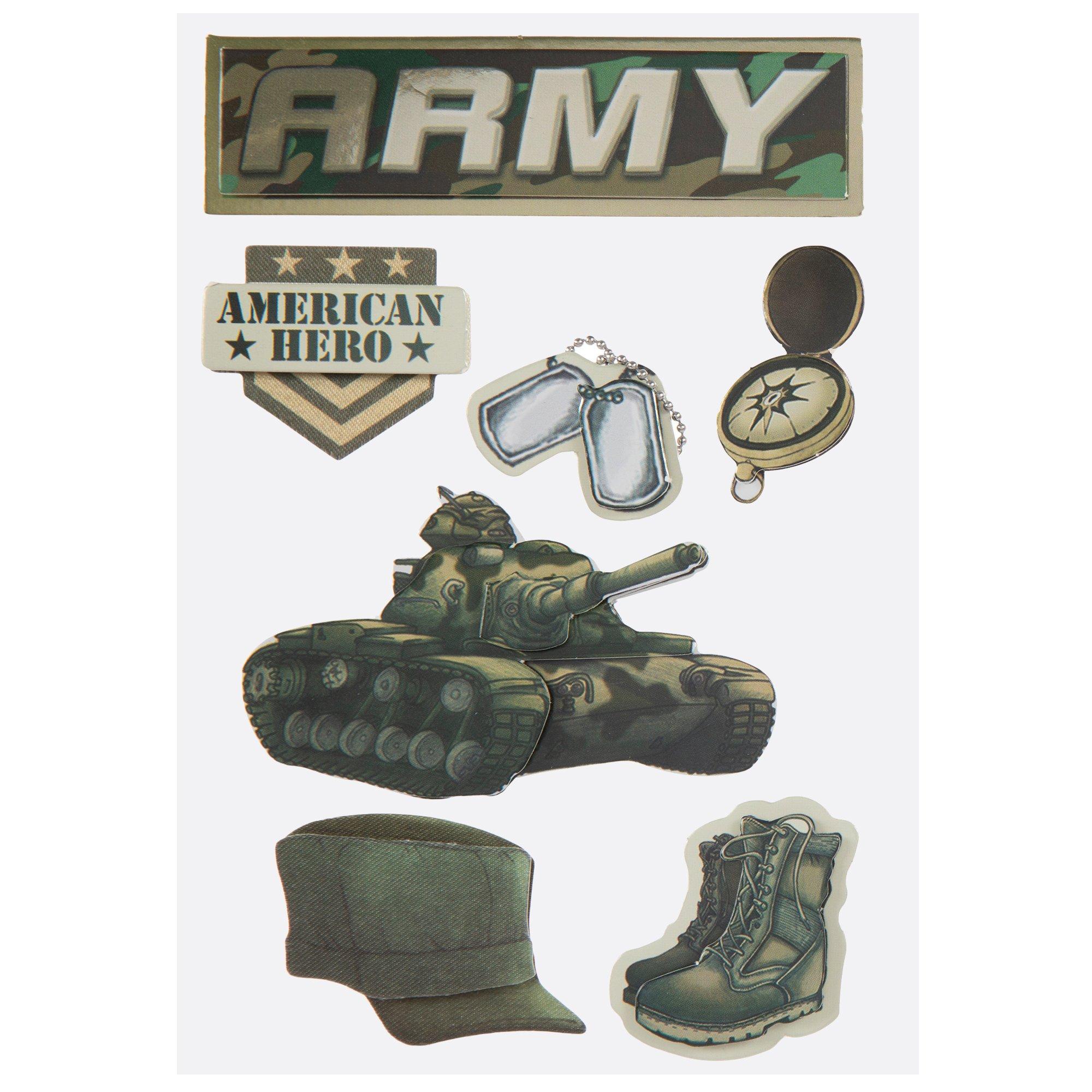 Army 3D Stickers | Hobby Lobby | 1178490