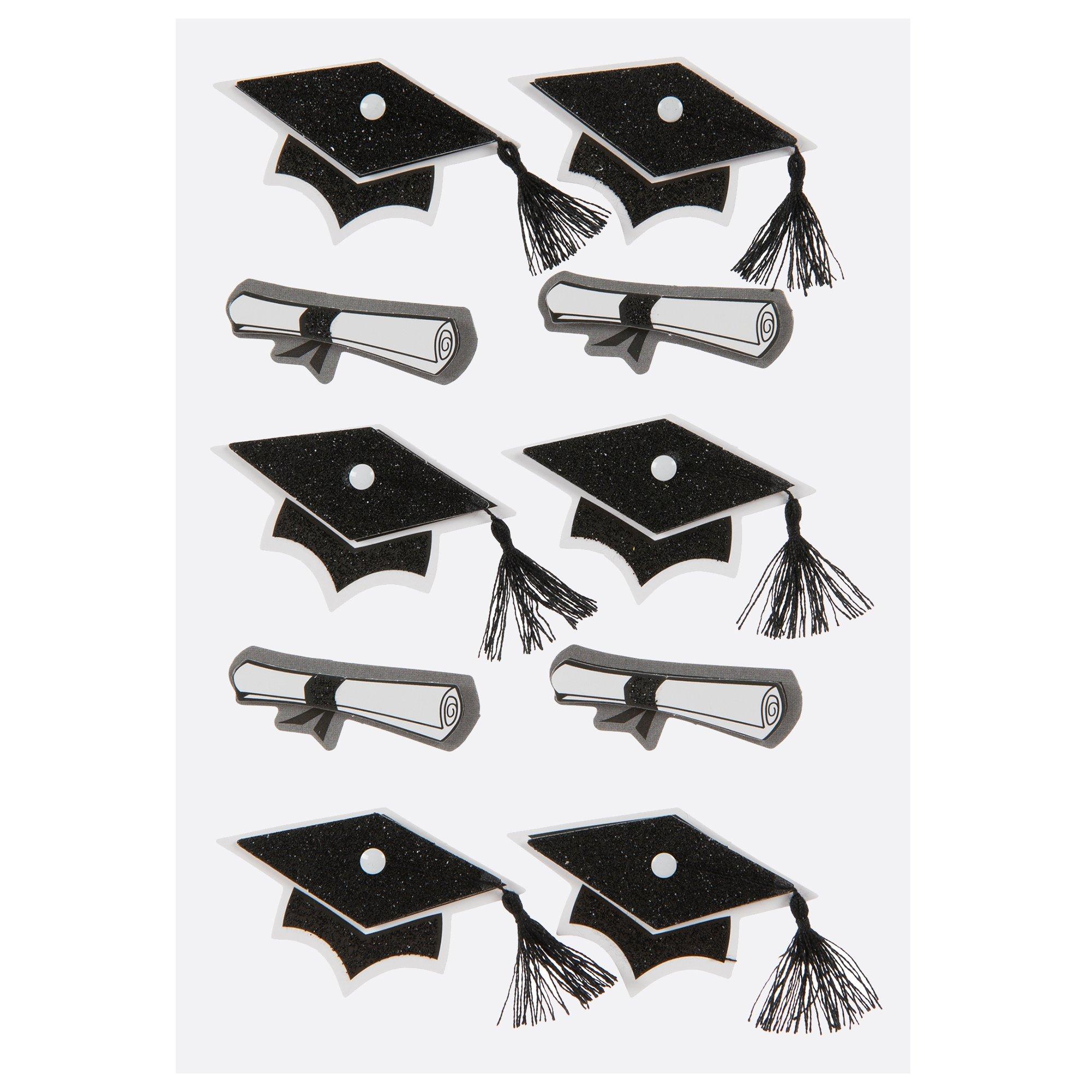 Graduation Icons 3D Stickers | Hobby Lobby | 1178615
