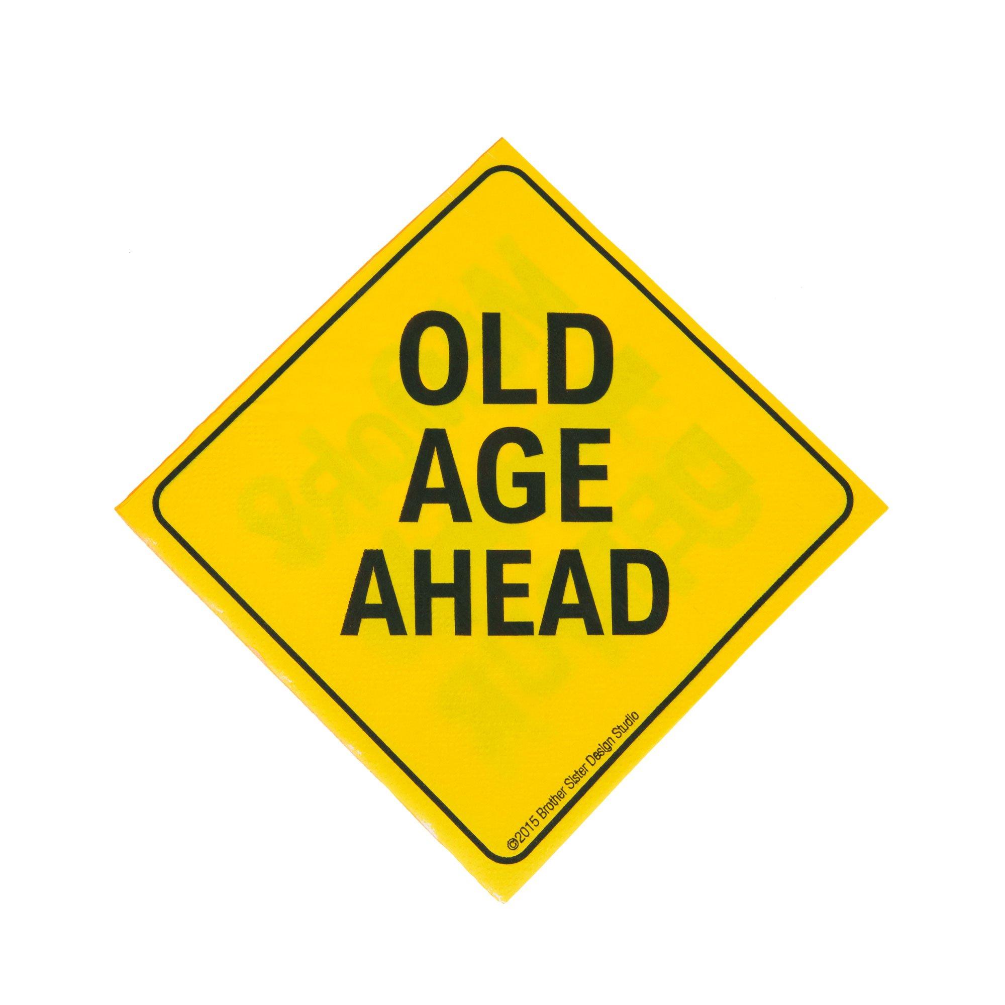 Old Folks Zone Road Sign Napkins | Hobby Lobby | 1186931