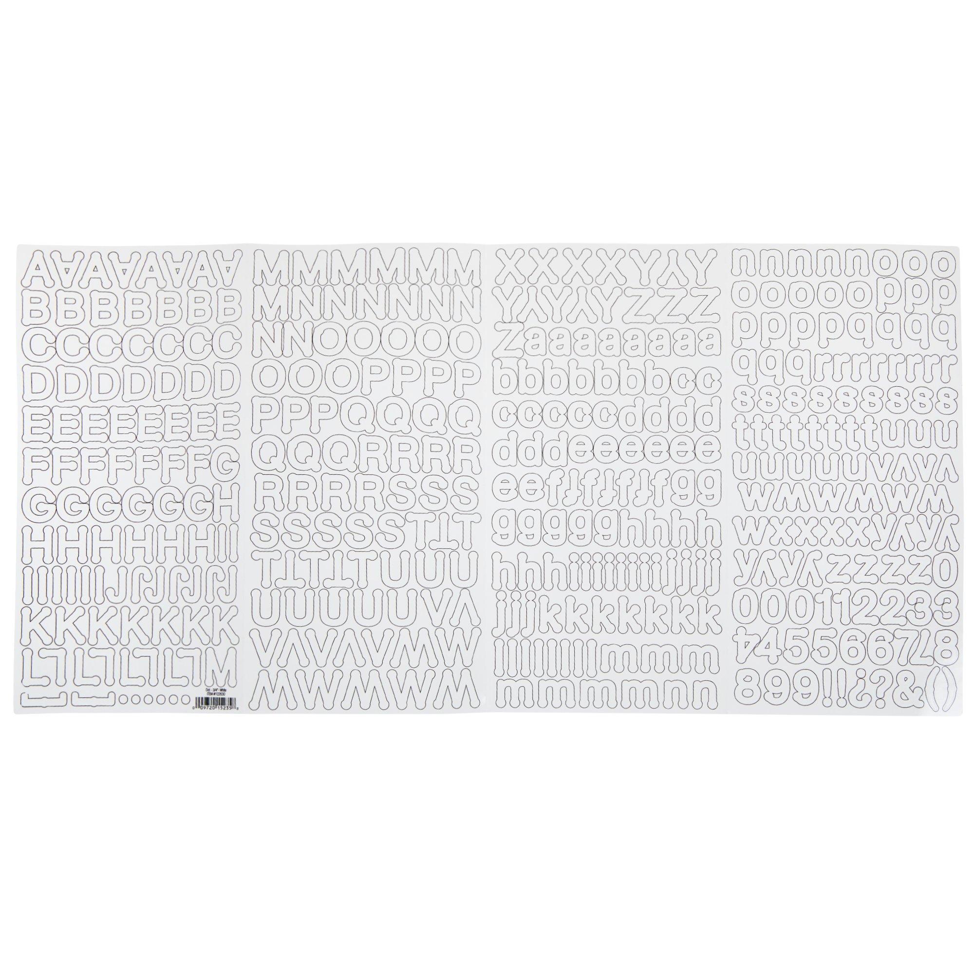 Dot Alphabet Stickers | Hobby Lobby | 122630