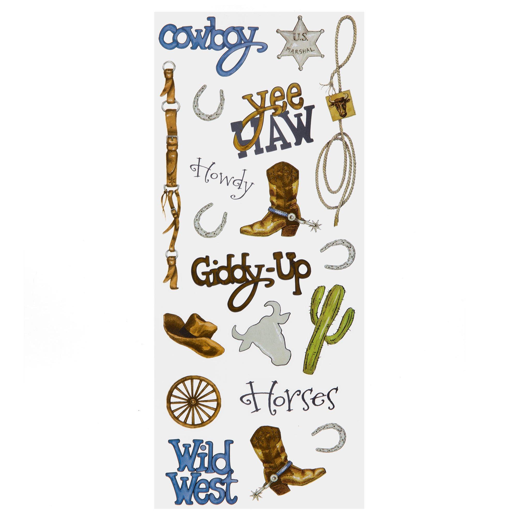 Cowboy Stickers | Hobby Lobby | 123364