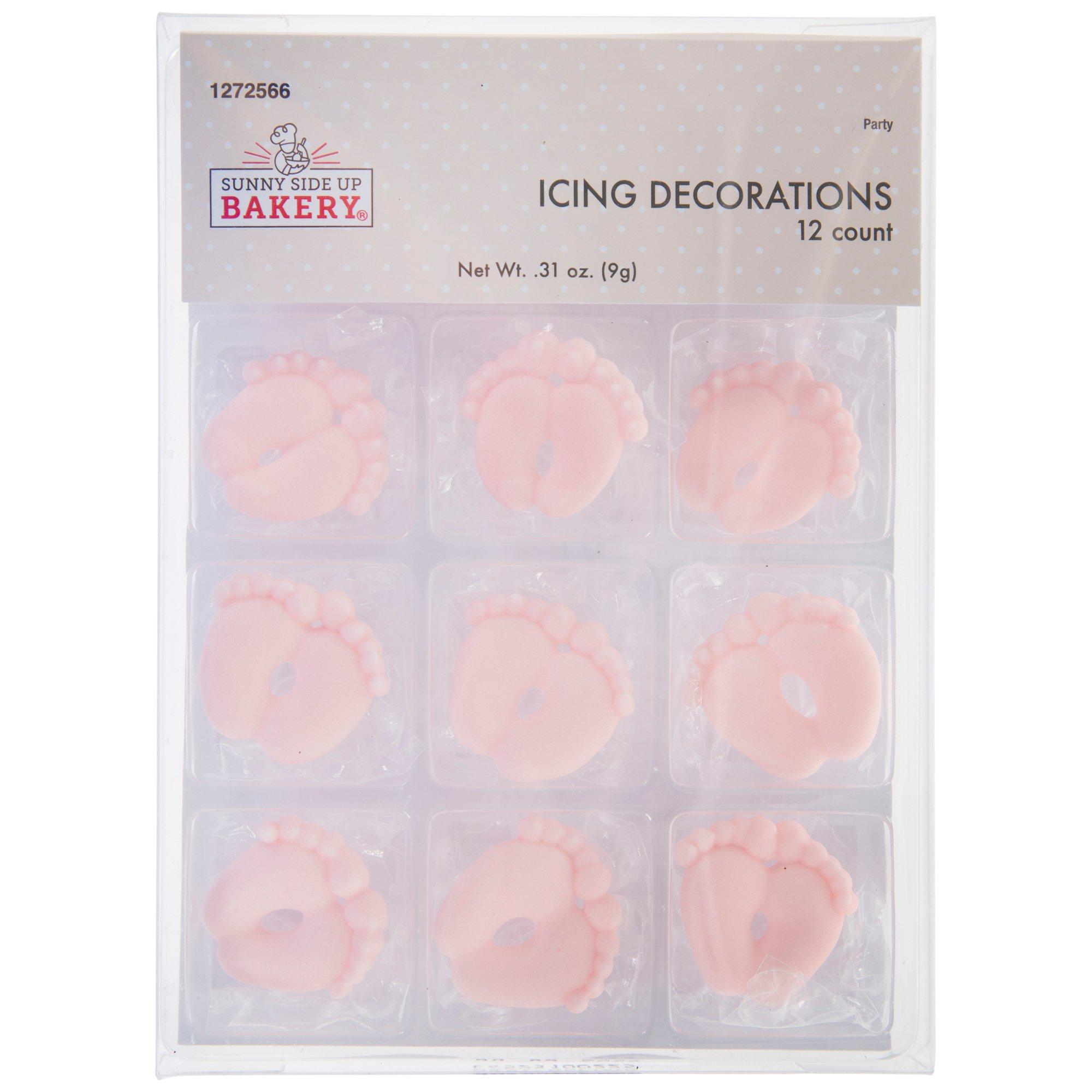 Pink Baby Feet Icing Decorations | Hobby Lobby | 1272566