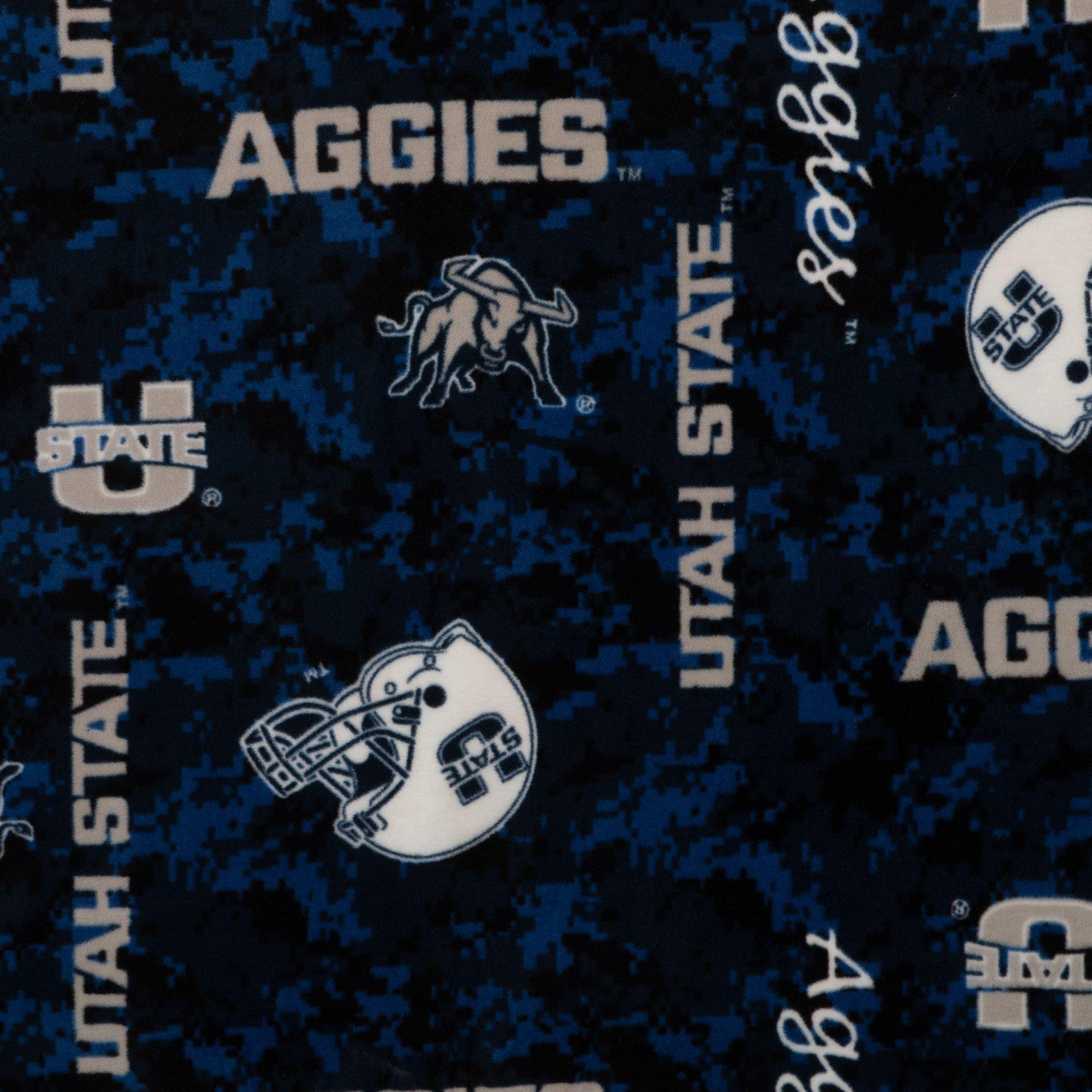 Utah State Allover Collegiate Fleece Fabric | Hobby Lobby | 1279231