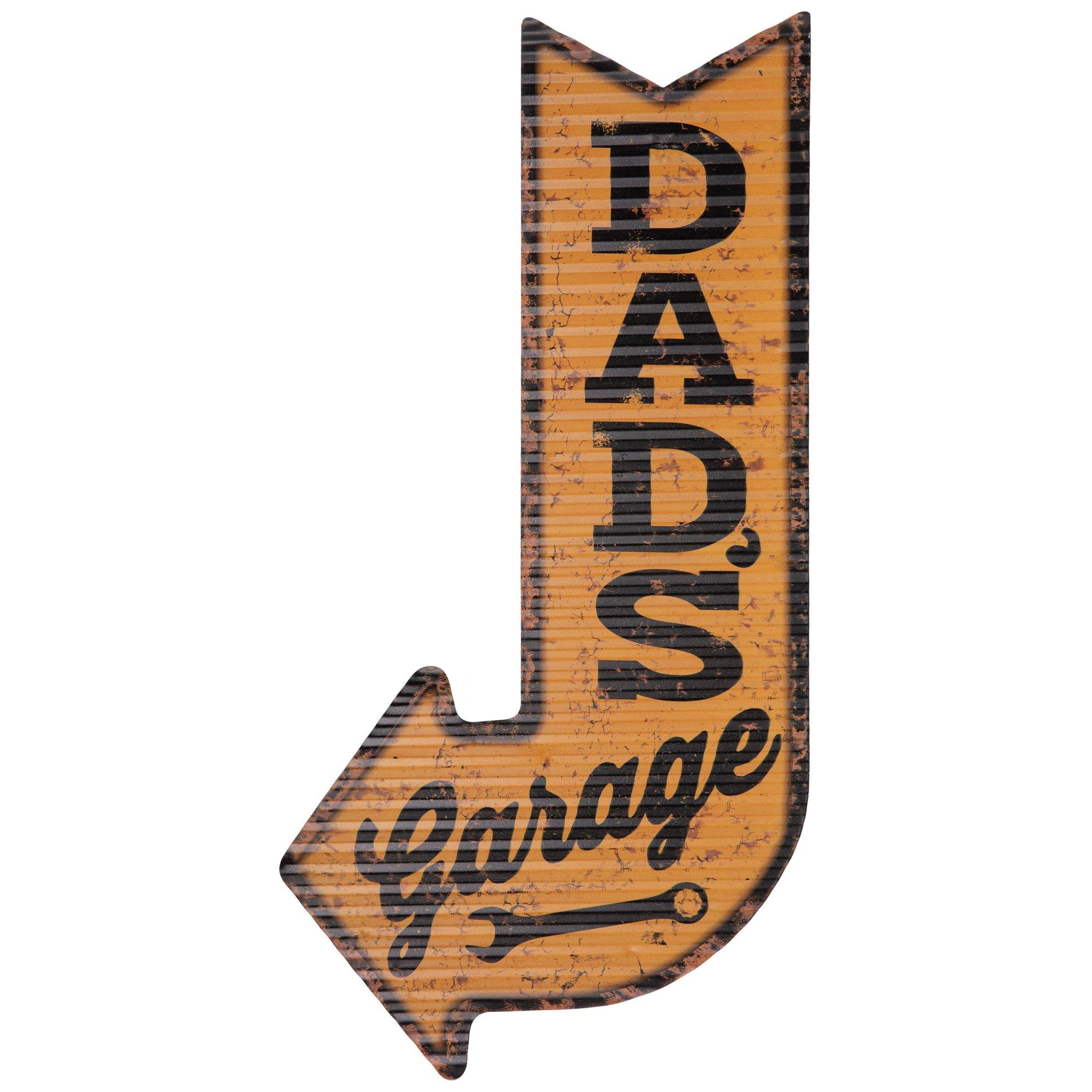 Dad's Garage Arrow Metal Wall Decor | Hobby Lobby | 1285220